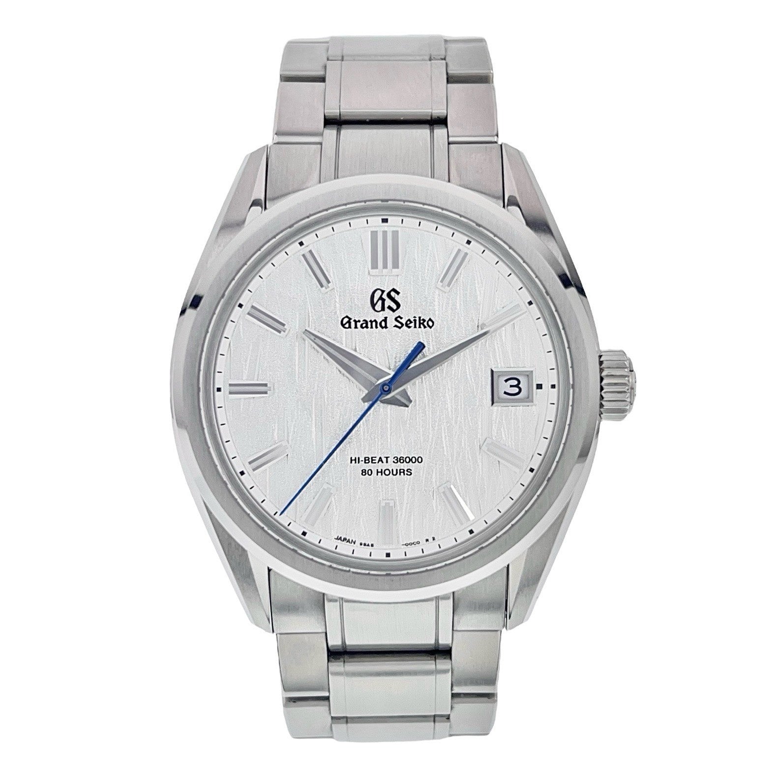 Grand Seiko Stainless Steel Silver Dial 40mm Automatic Men’s Watch SLG – Birmingham Luxury Watches