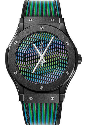 Hublot Classic Fusion Cruz Diez Ceramic Watch - 45 mm - Cruz Diez Dial ...