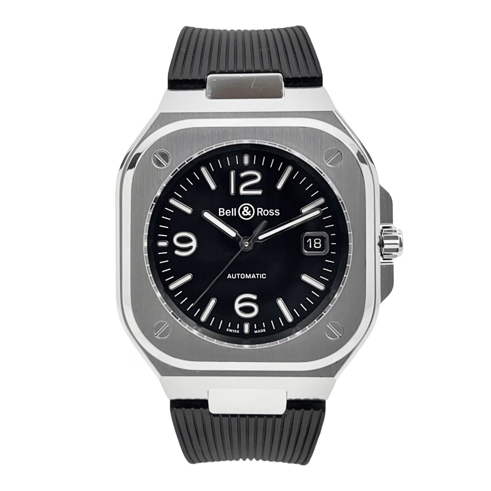 Bell & Ross BR05 Men's Black Dial Wristwatch 40mm Automatic Box And Pa ...