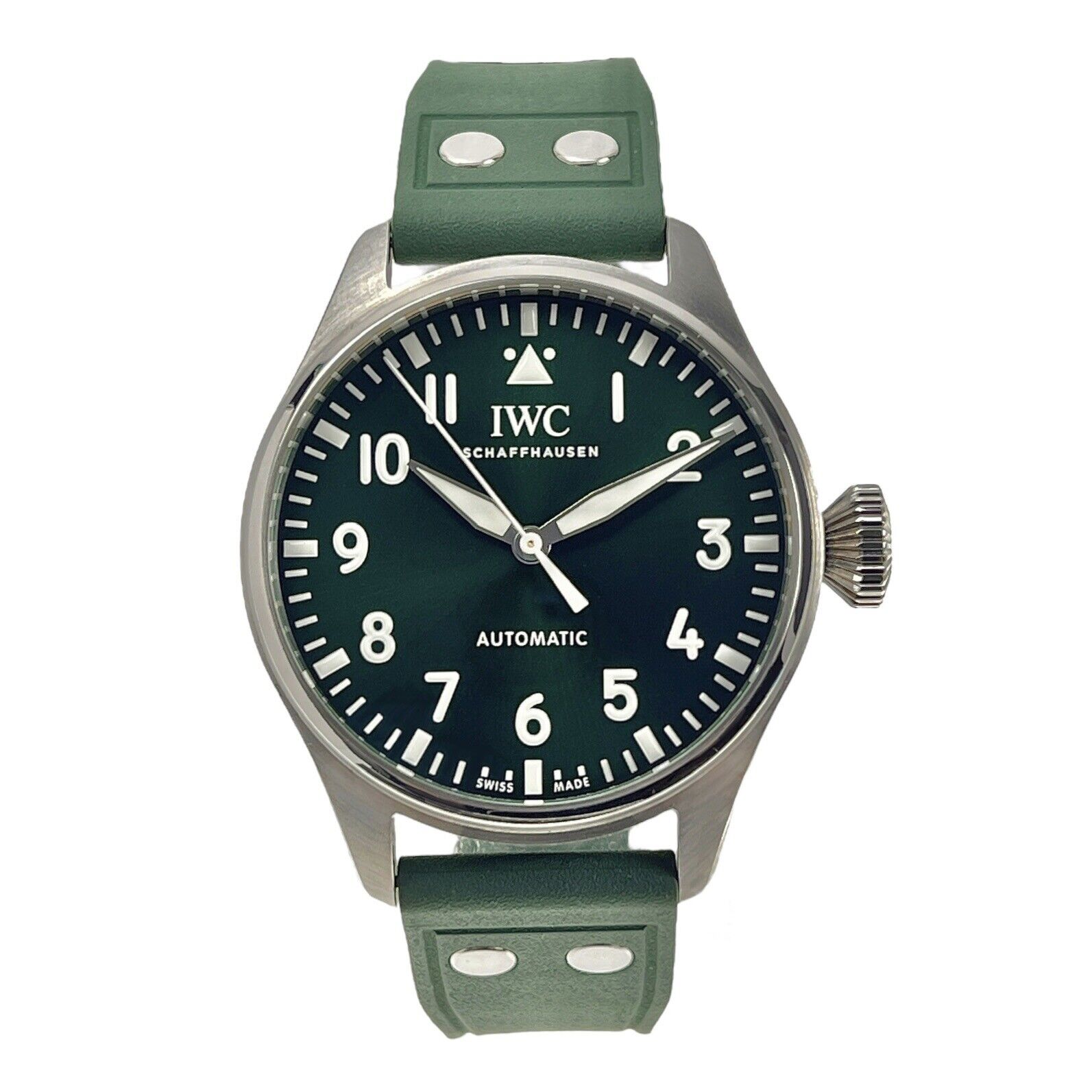 2022 IWC Big Pilots Watch 43mm Green Dial Automatic Men’s IW329306 - B ...