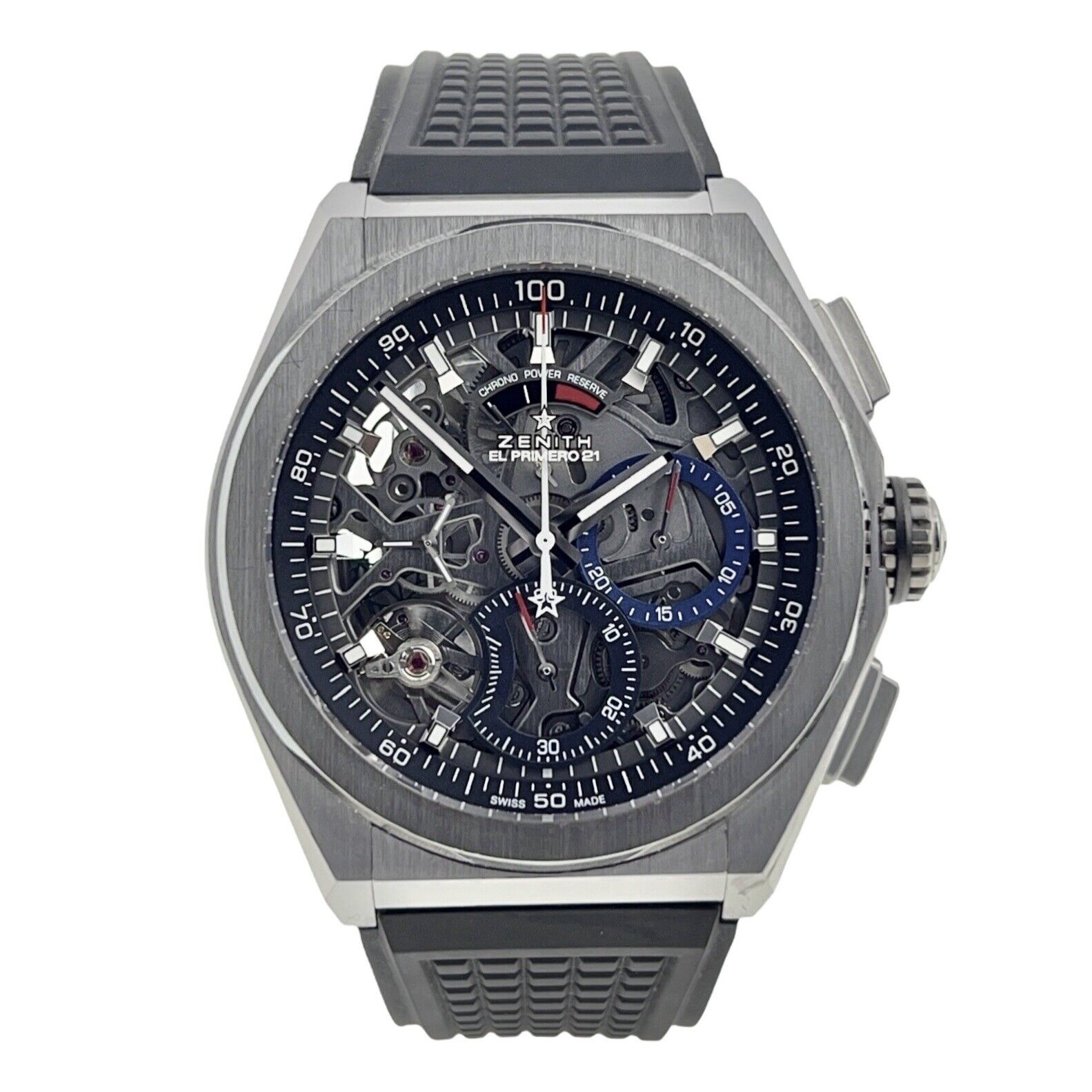 Zenith El Primero Chronograph Titanium 44mm Automatic Men’s Watch 95.9 ...