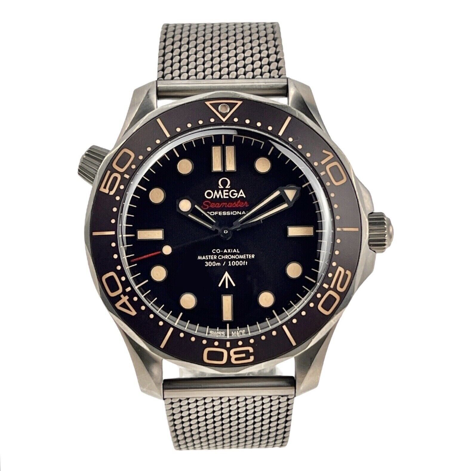 Omega Seamaster 007 James Bond Brown Titanium 210.92.42.20.01.001 Watc ...