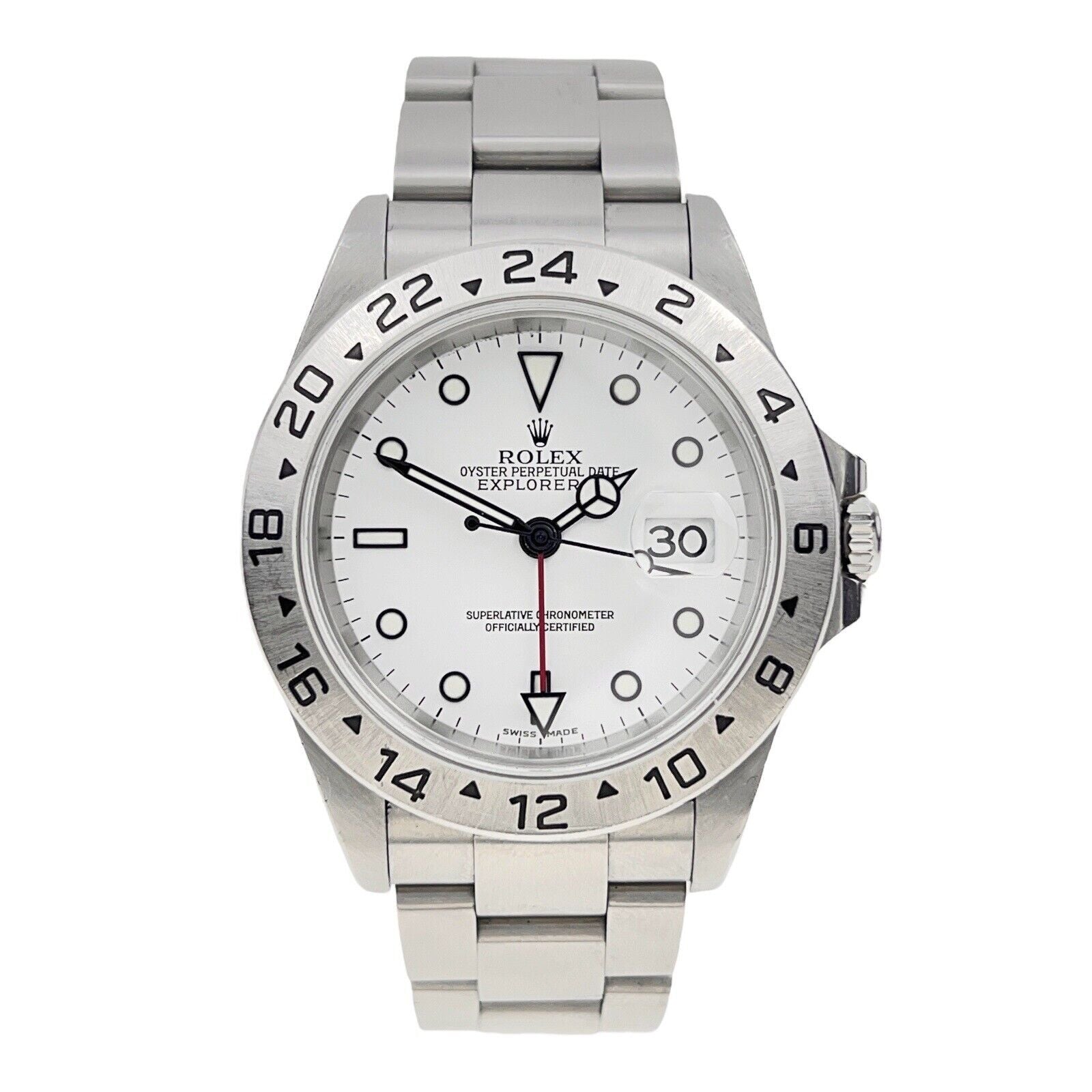 Rolex Explorer II Polar Stainless Steel White 40mm Automatic Men’s Wat ...