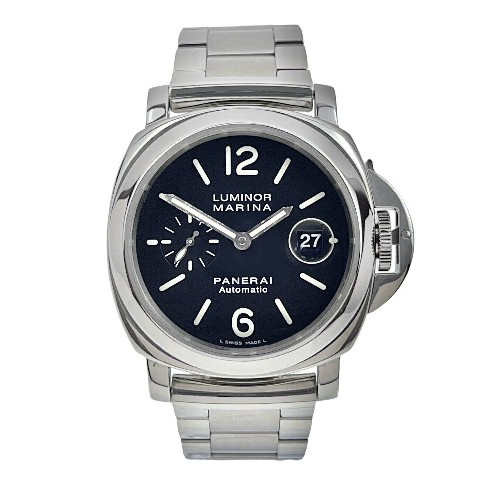 Panerai Luminor Marina Stainless Steel 44mm Automatic Men’s Watch PAM0 ...