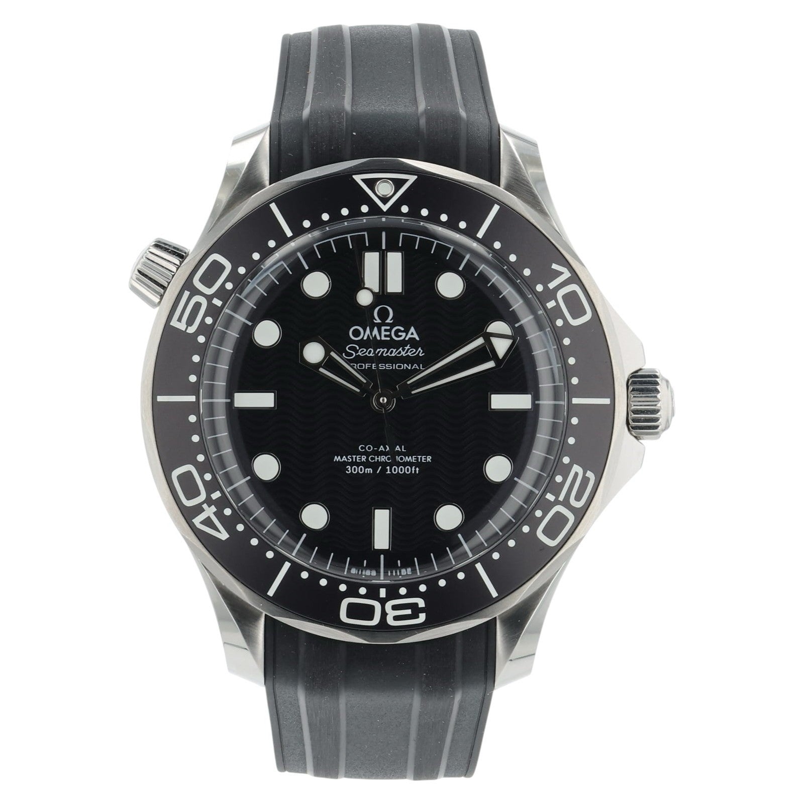 Omega Seamaster Diver Stainless Steel Black Dial 42mm Watch 210.32.42 ...