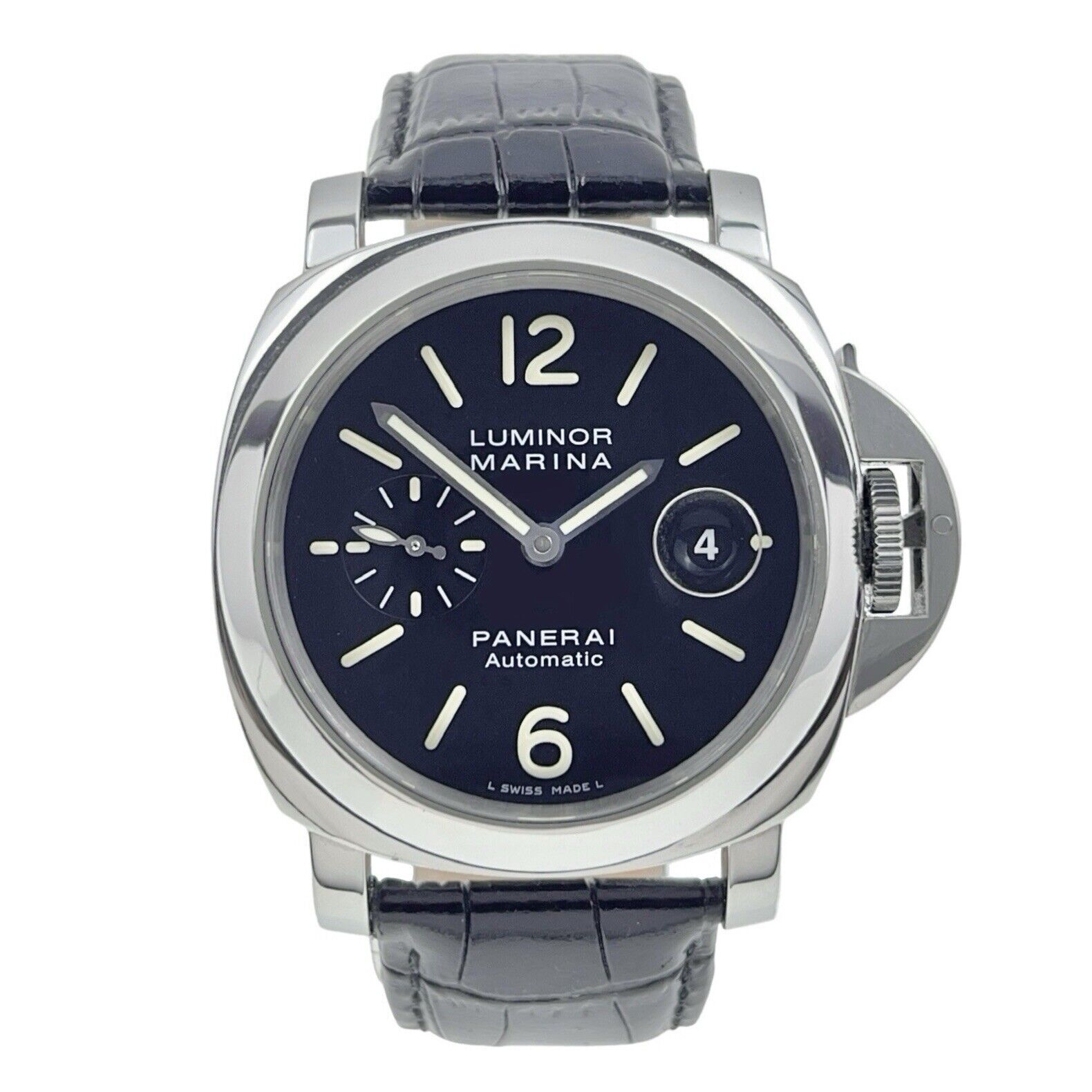 Panerai Luminor Marina Stainless Steel 44mm Automatic Men’s Watch PAM0 ...
