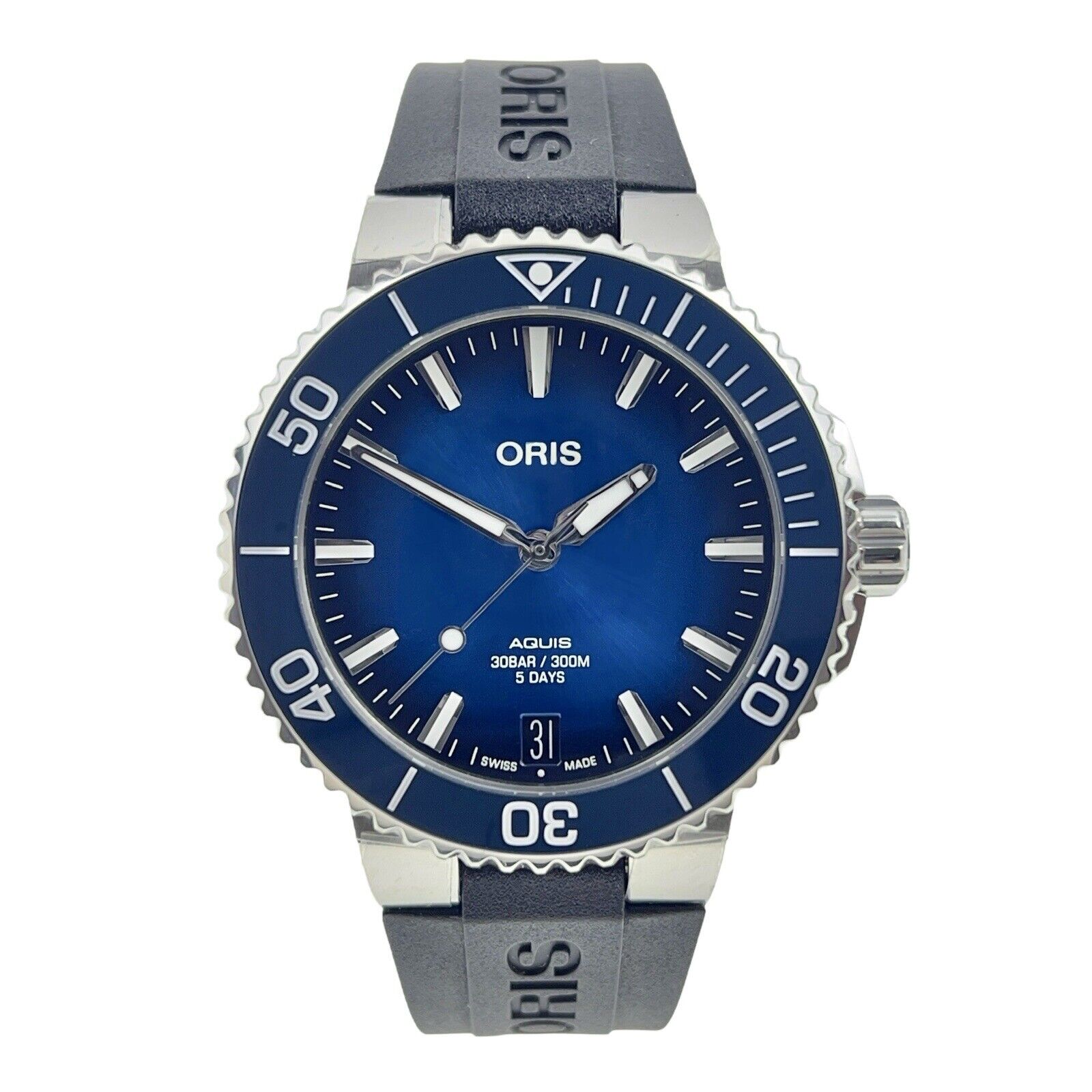 Oris Aquis Calibre 400 Stainless Steel Blue 41.5mm Automatic Men’s Wat ...