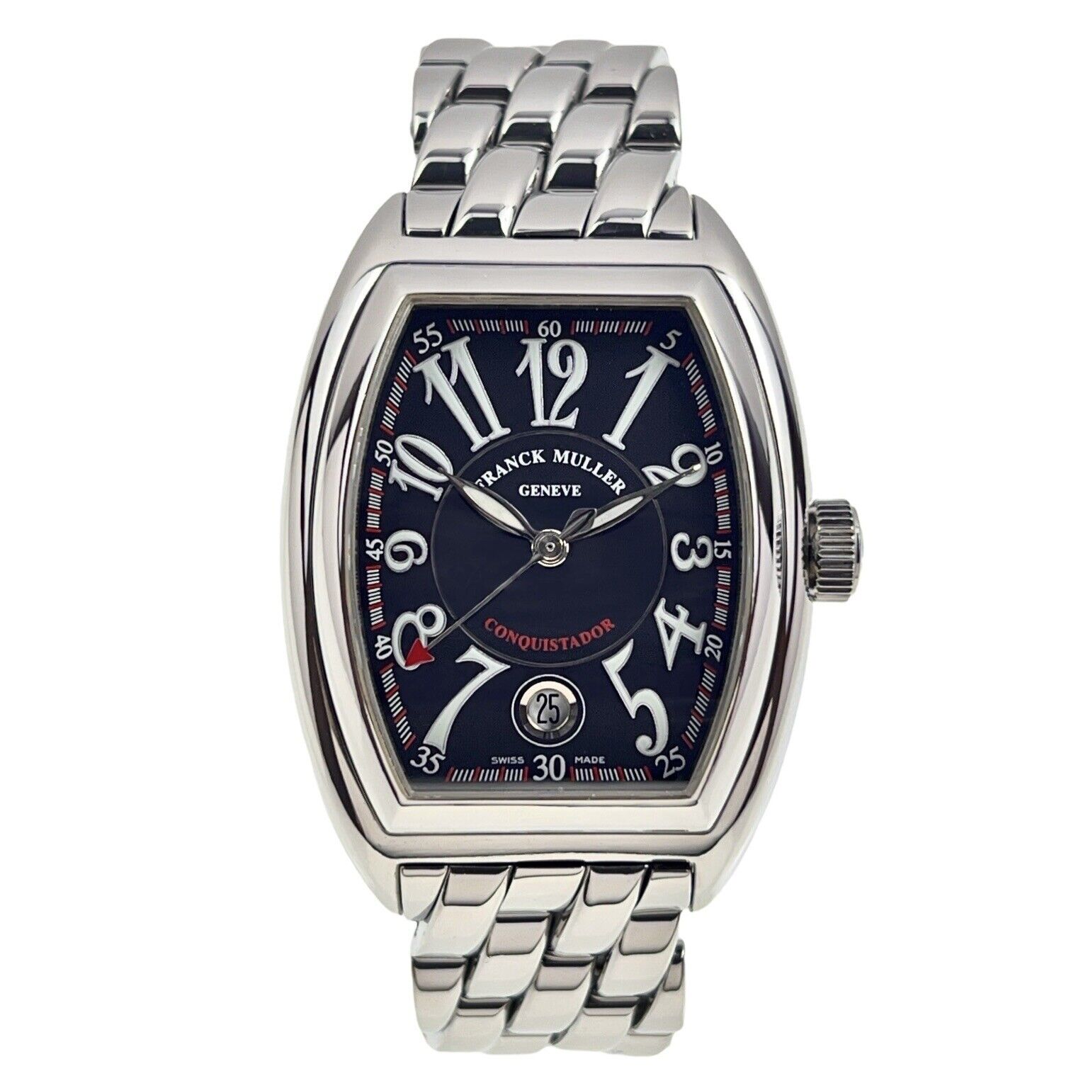 Frank Muller Conquistador Steel Black Dial Automatic Men’s Watch Limit ...