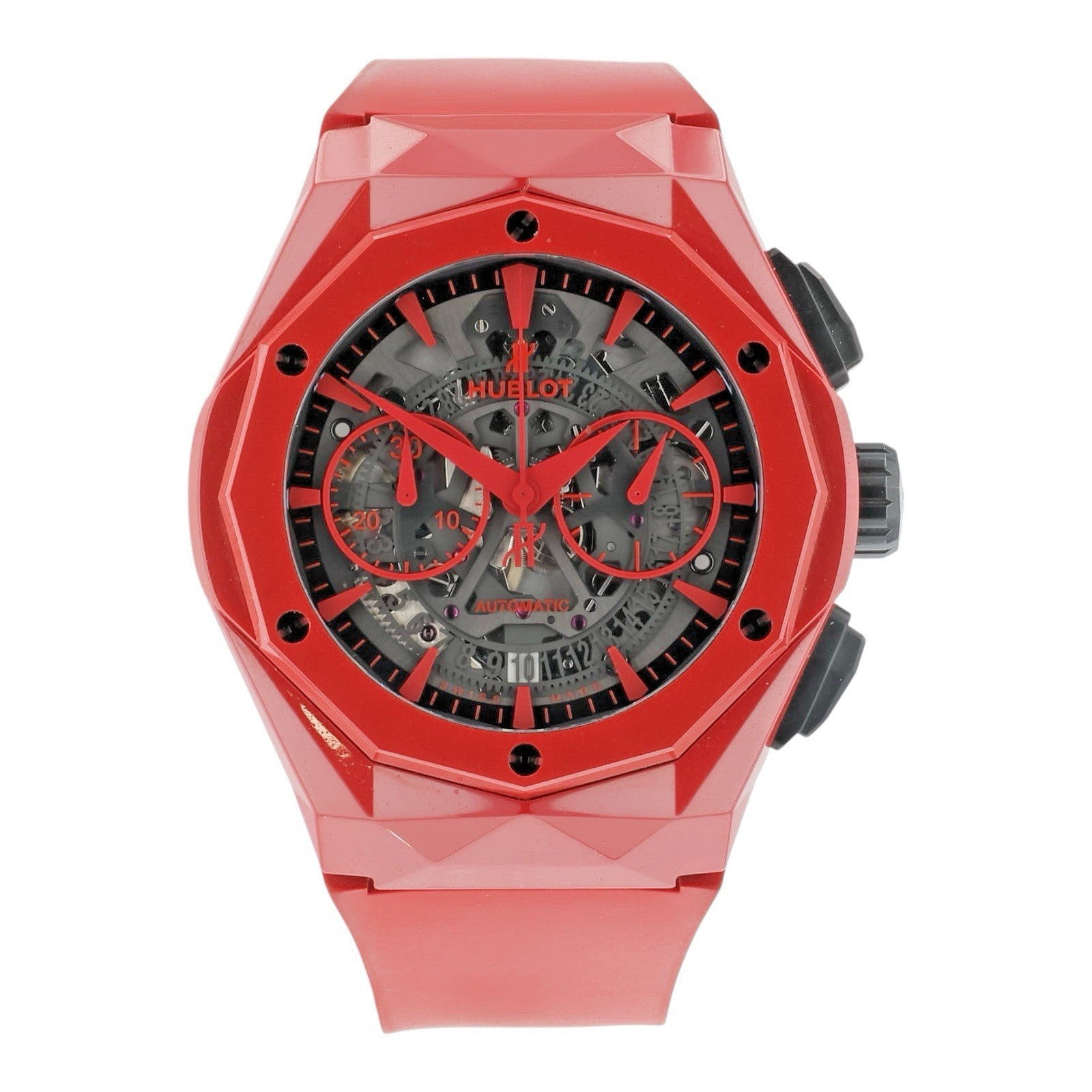 Hublot Classic Fusion Ceramic Skeleton Dial 45mm Automatic 525.CF.0130 ...