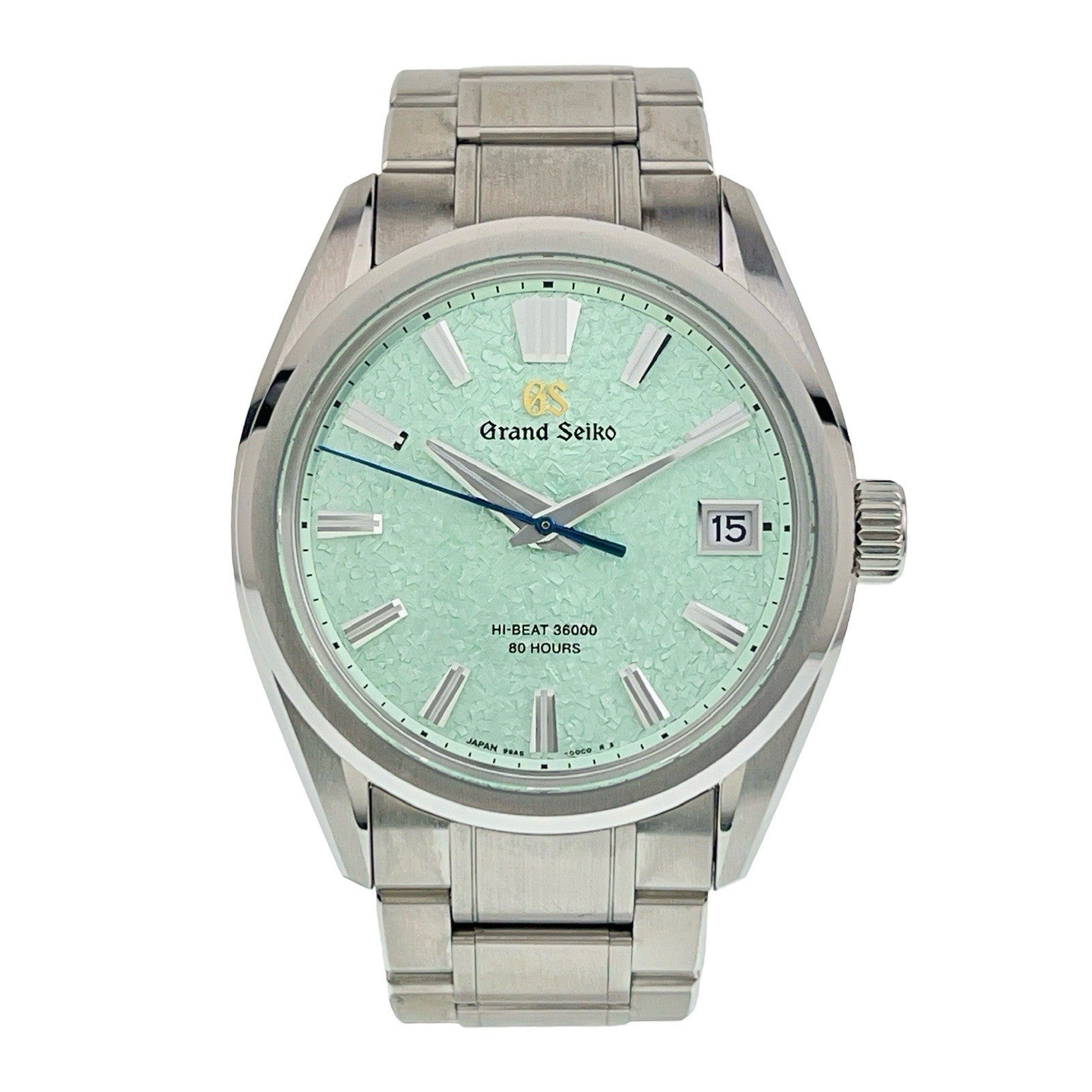 Grand Seiko Stainless Steel Green Dial 40mm Automatic Men's Watch SLGH ...
