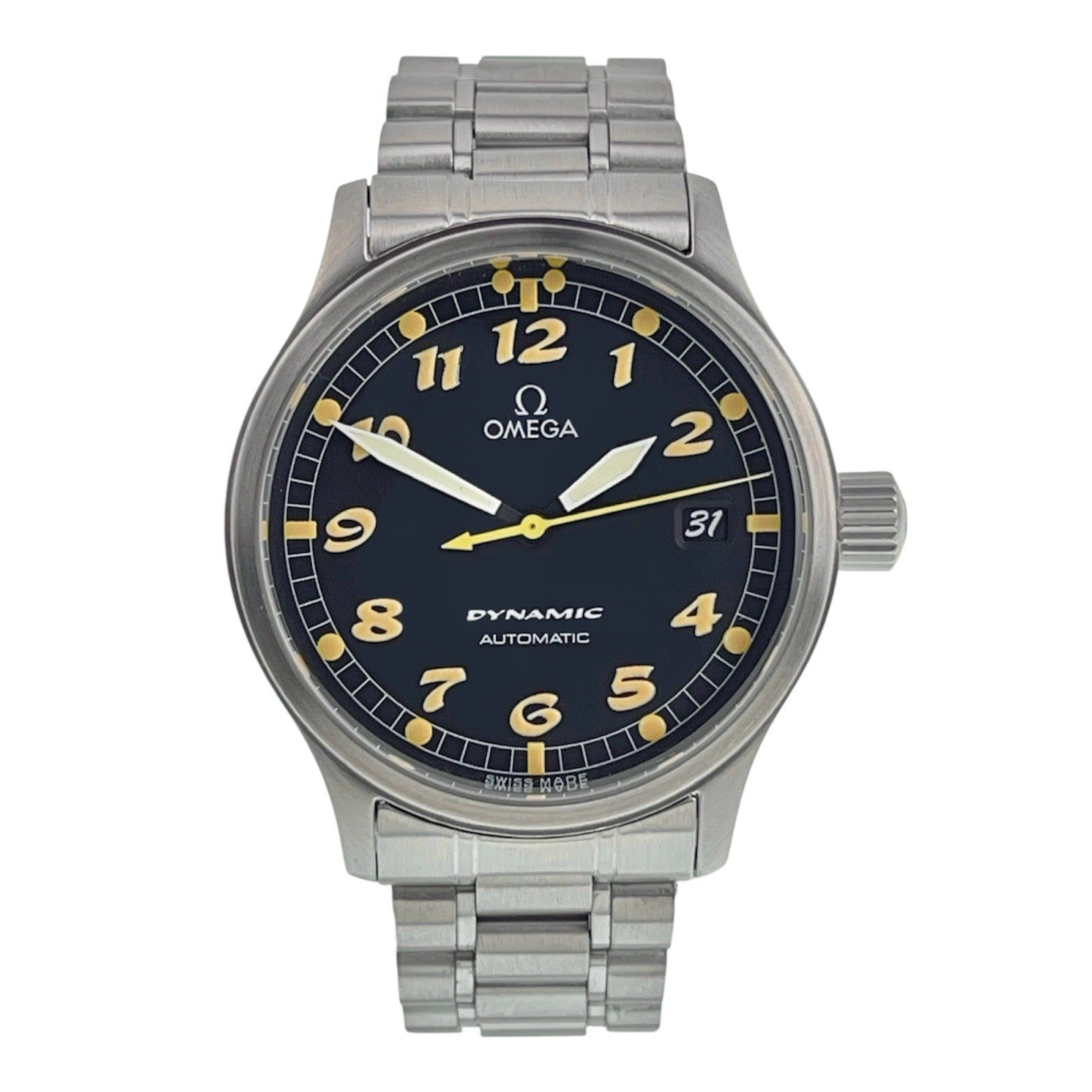 Omega Dynamic Stainless Steel Black Dial 36mm Automatic Men’s Watch 52 ...