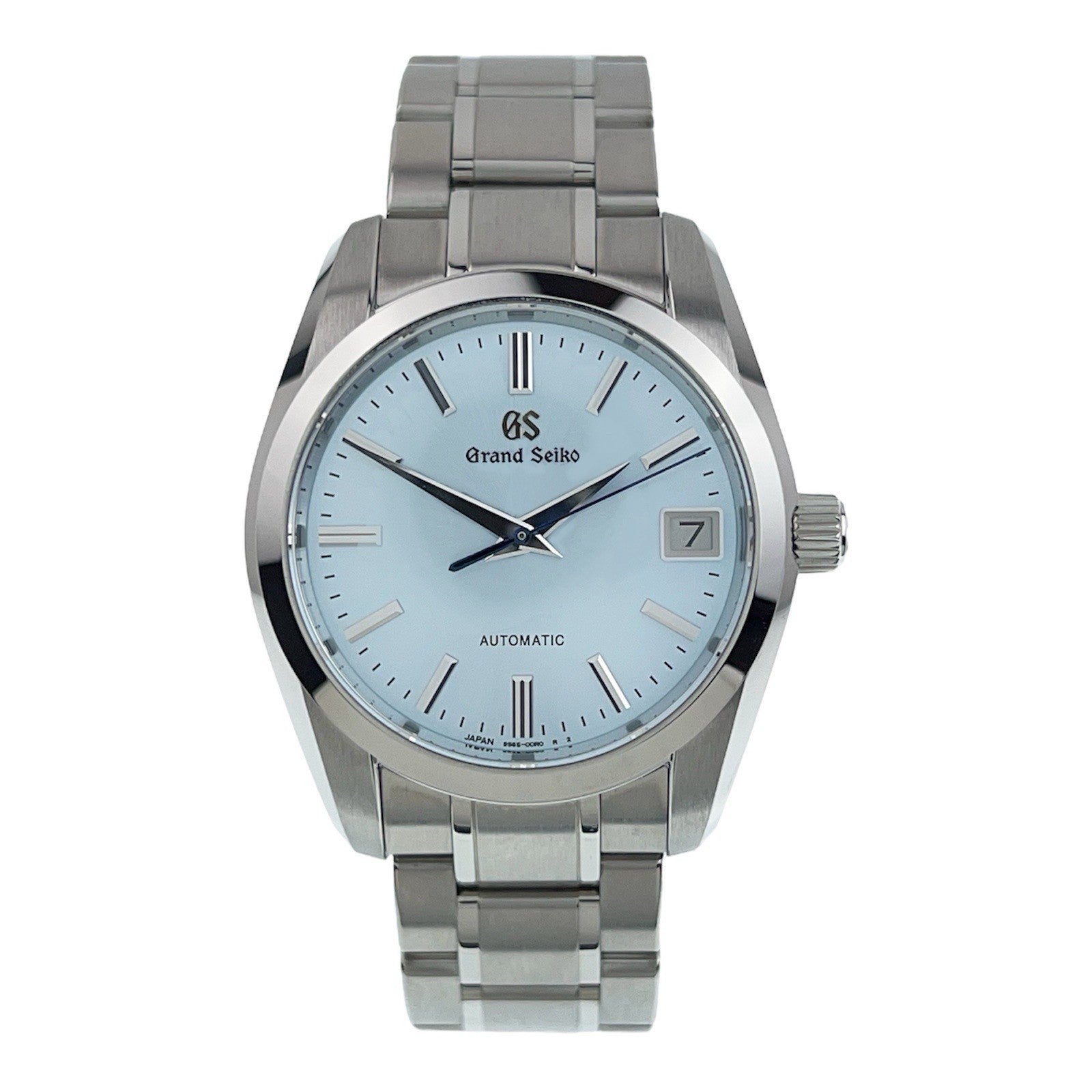 NEW 2025 Grand Seiko Steel Ice Blue Dial 37mm Automatic Mens Watch SBG ...