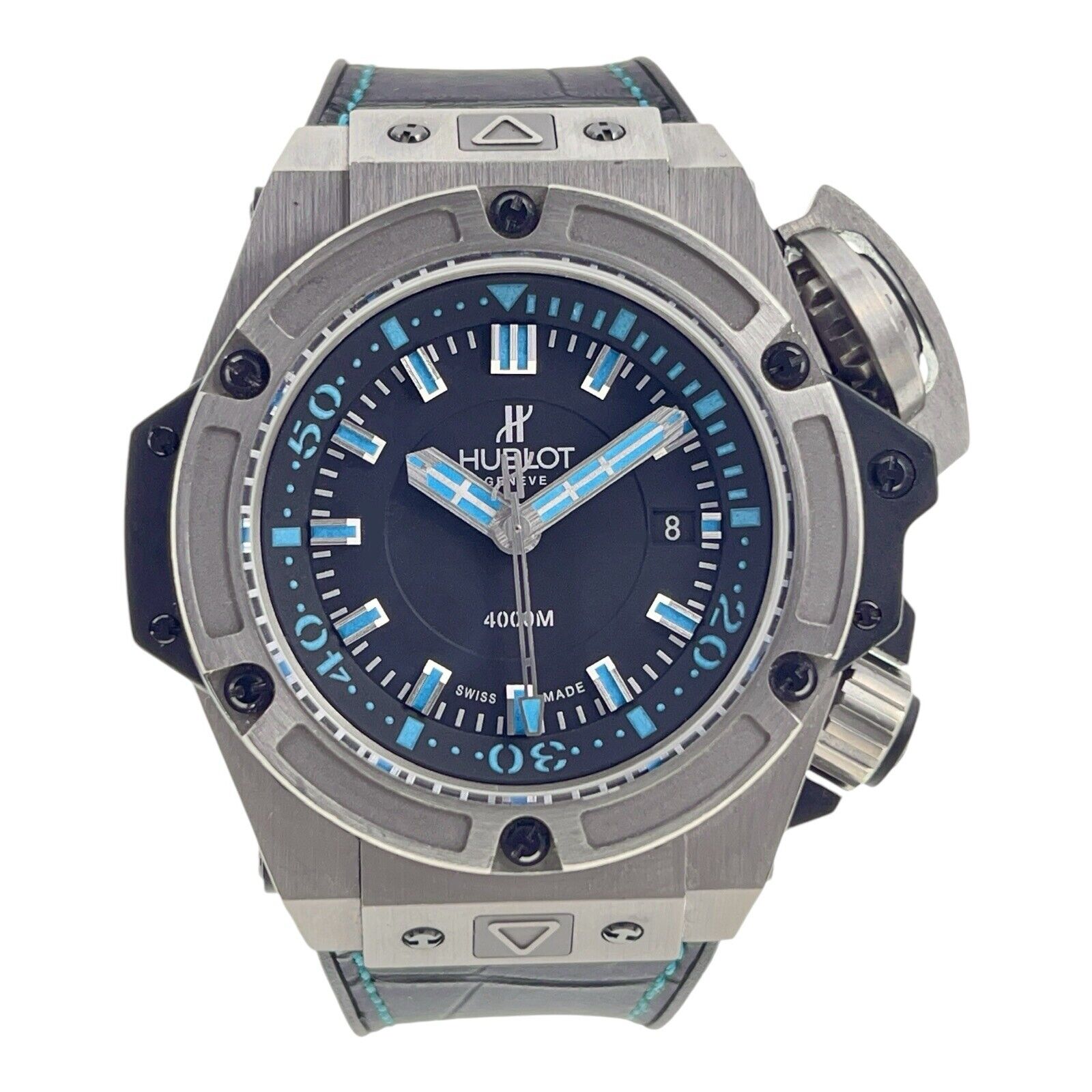 Hublot King Power Diver Oceanographic Caribbean Titanium 48mm Automati ...