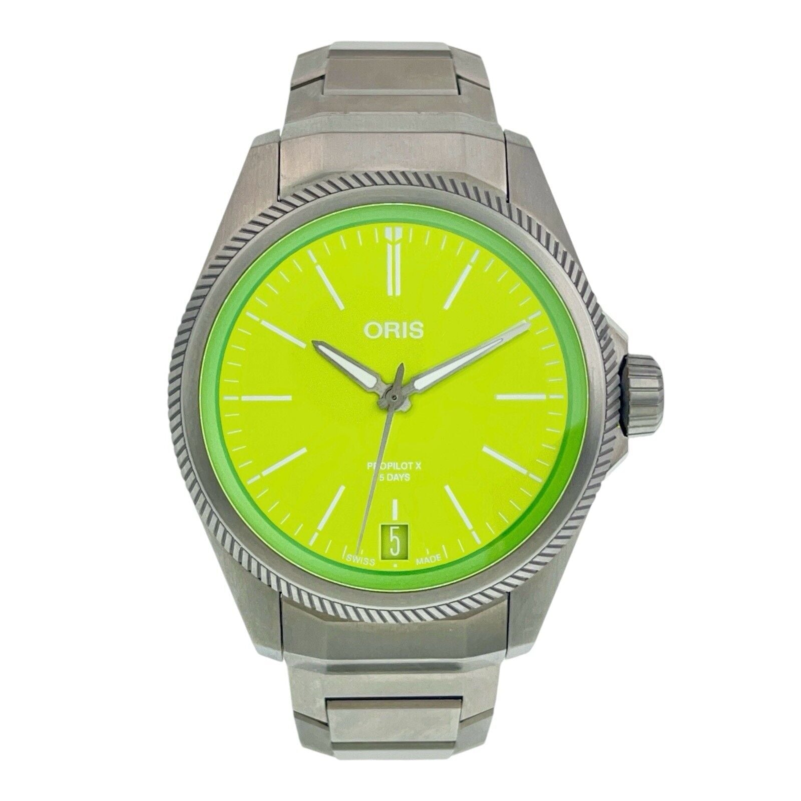Oris ProPilot Kermit Edition Green Dial 39mm Automatic Men’s Watch 777 ...