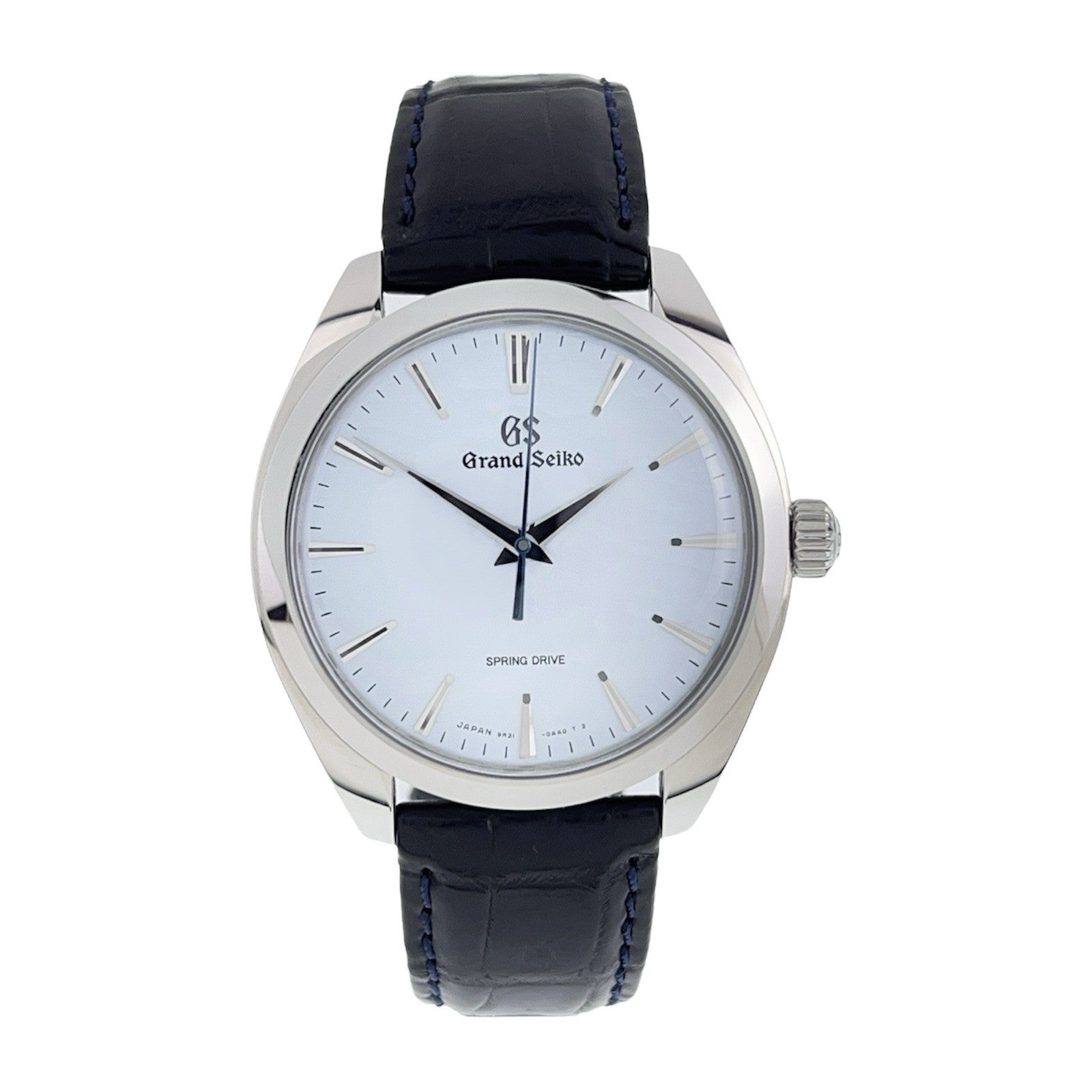 Grand Seiko Spring Drive Steel Ice Blue Dial 38.5mm Manual Wind Watch ...