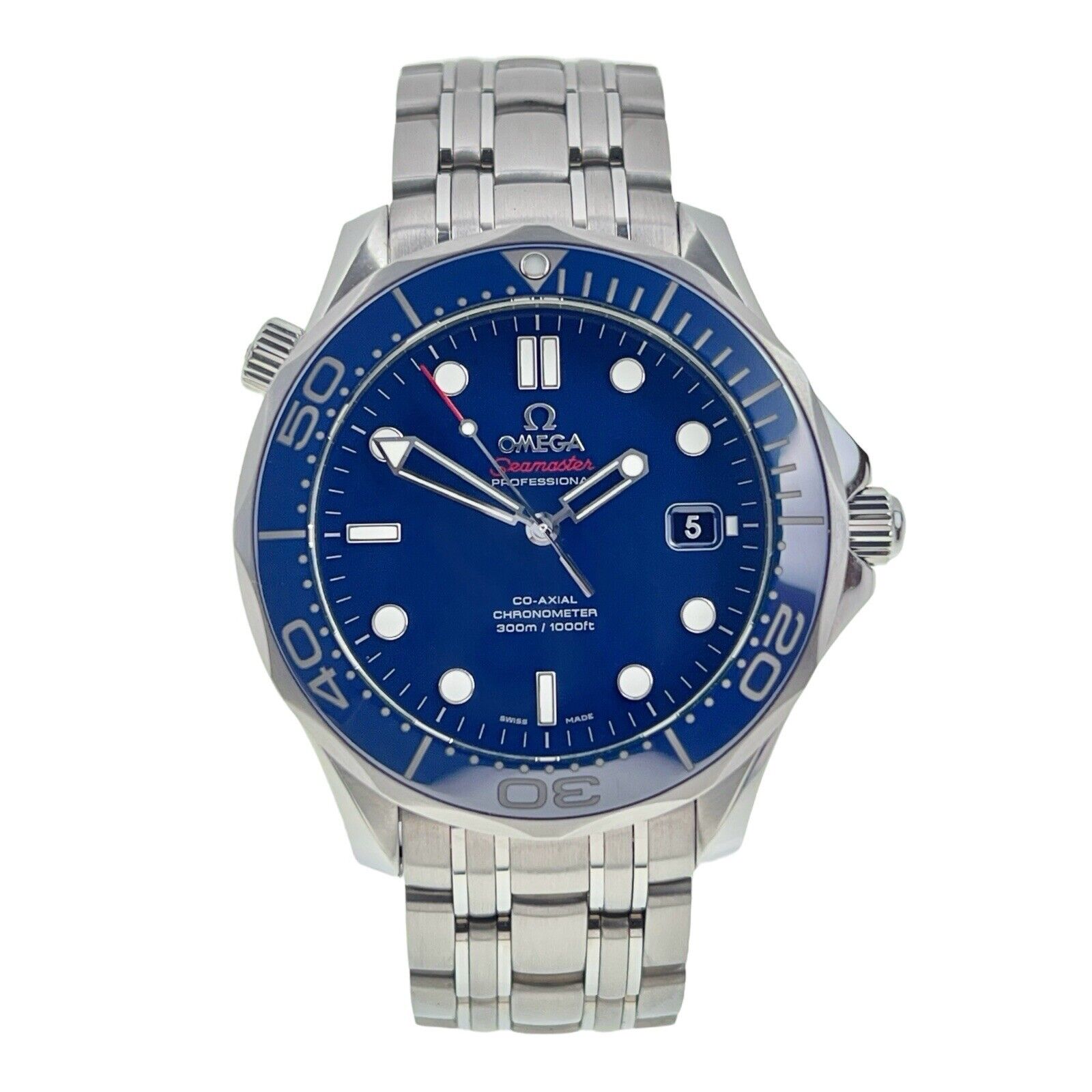 Omega Seamaster Diver 300m Steel Blue 41mm Automatic Men’s Watch Watch ...