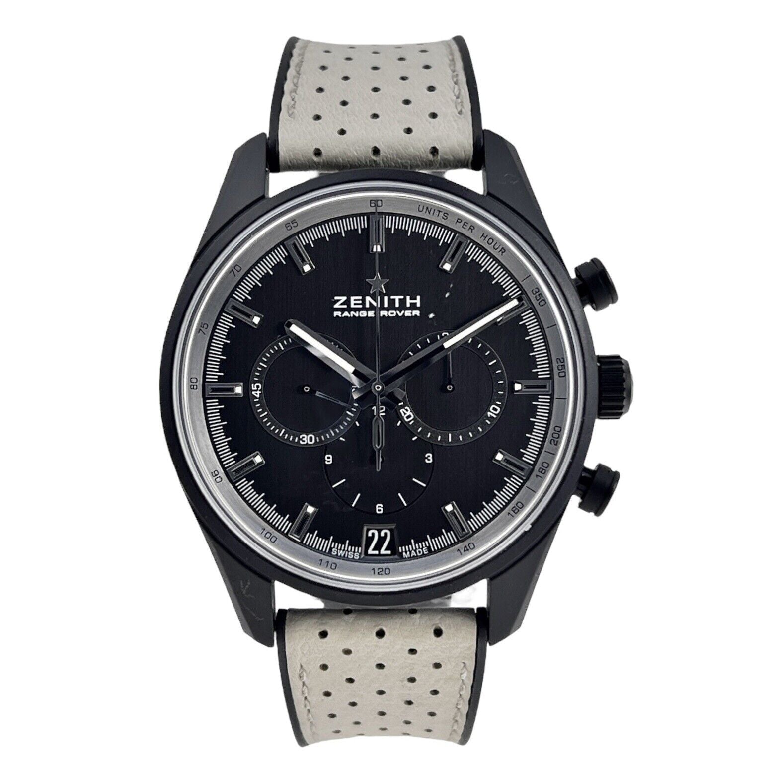 Mens Zenith El Primero Chronograph Range Rover Limited Ed Watch w/ Box ...