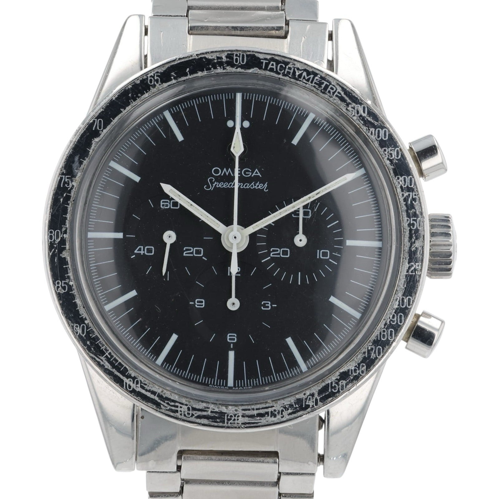 Omega Speedmaster 321 Steel Black Dial 42mm Manual Wind Mens Watch 105 ...