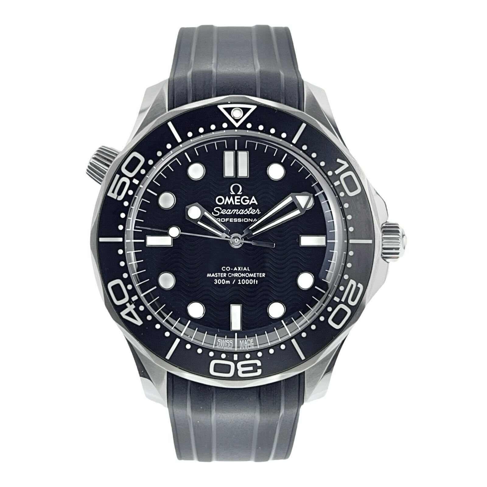 Omega Seamaster Diver Steel Black Dial 42mm Automatic Men’s 210.32.42 ...