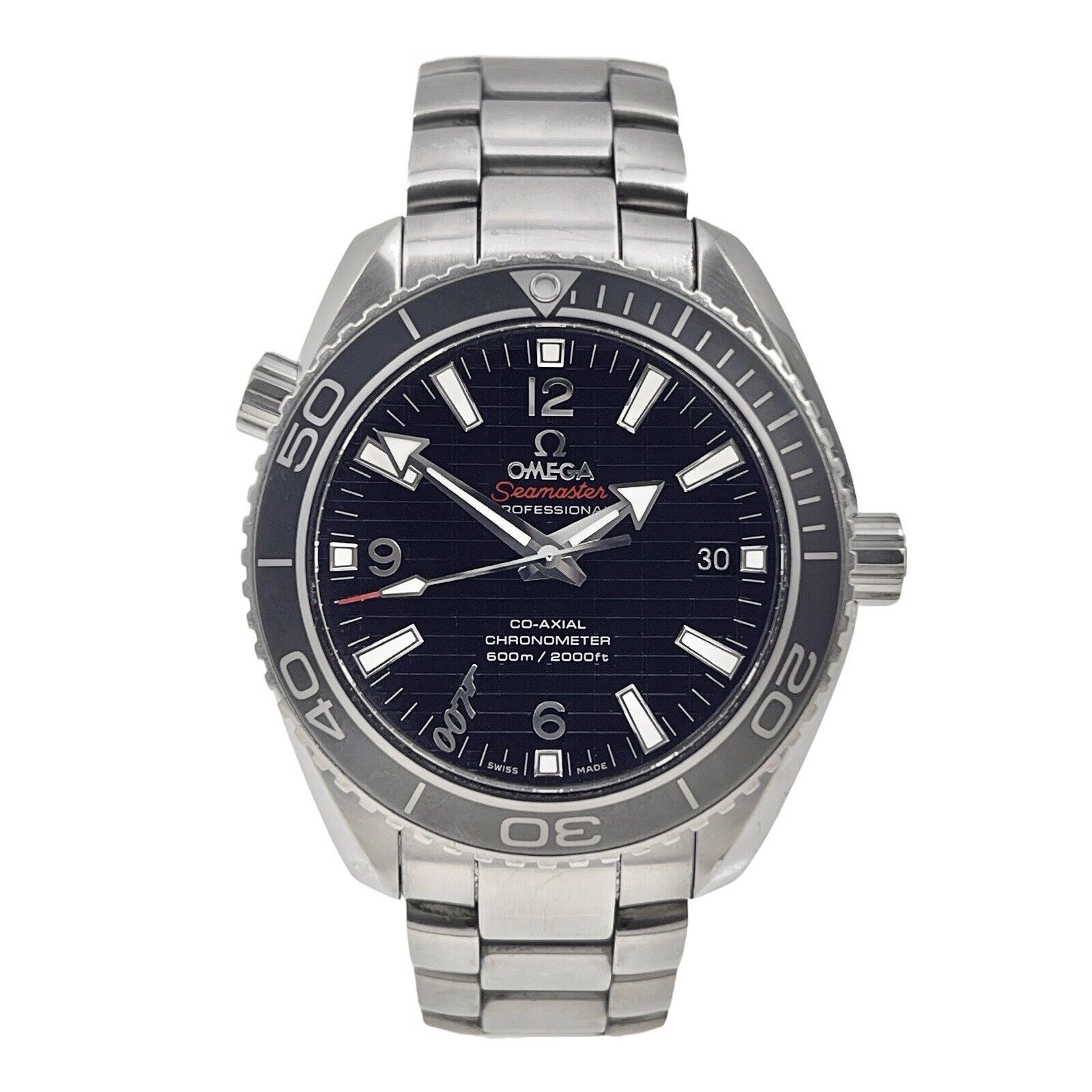 Omega Seamaster Planet Ocean 007 Stainless Steel 42mm Automatic Men’s ...