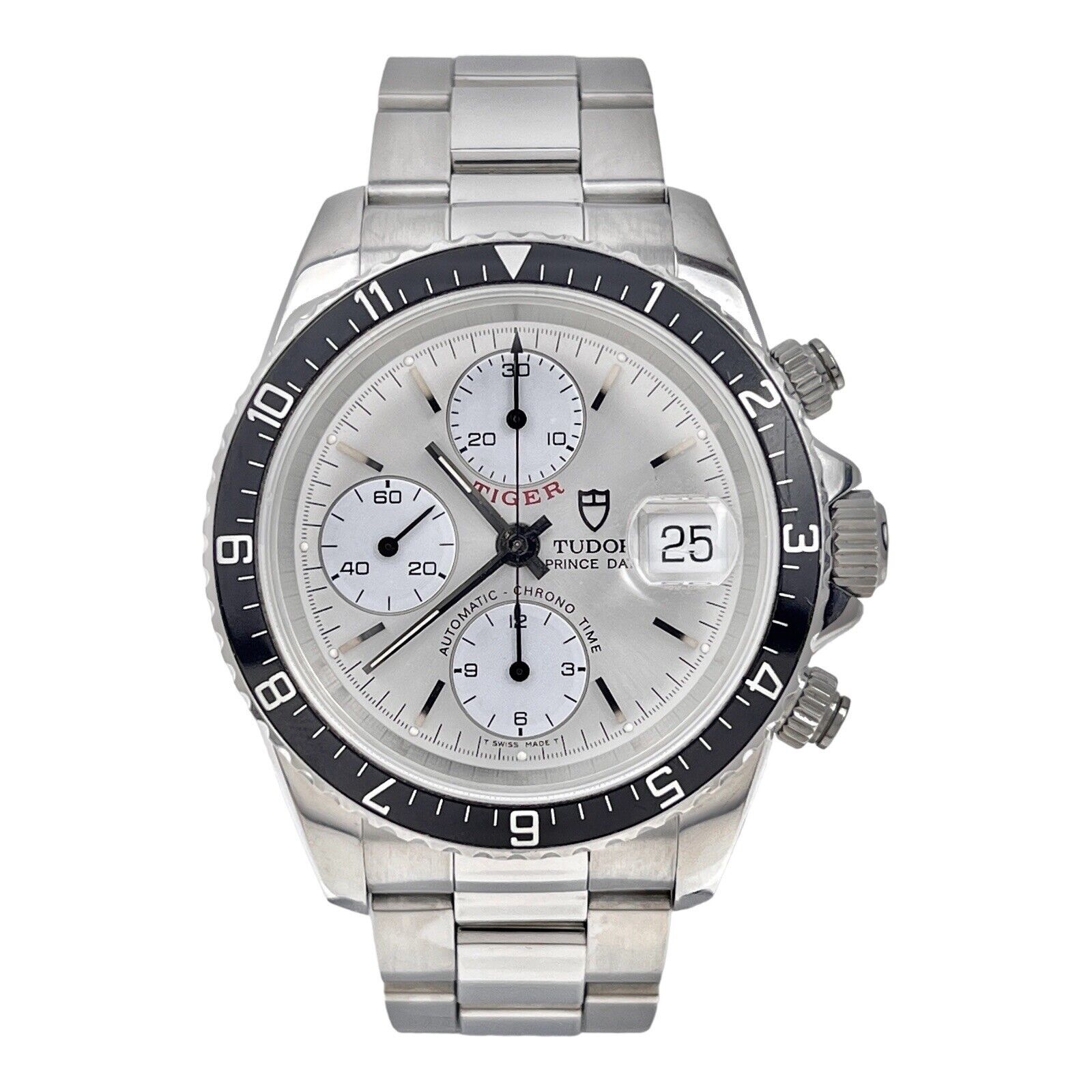 TUDOR Prince Date Tiger Stainless Steel Chronograph Dial Automatic 792 ...