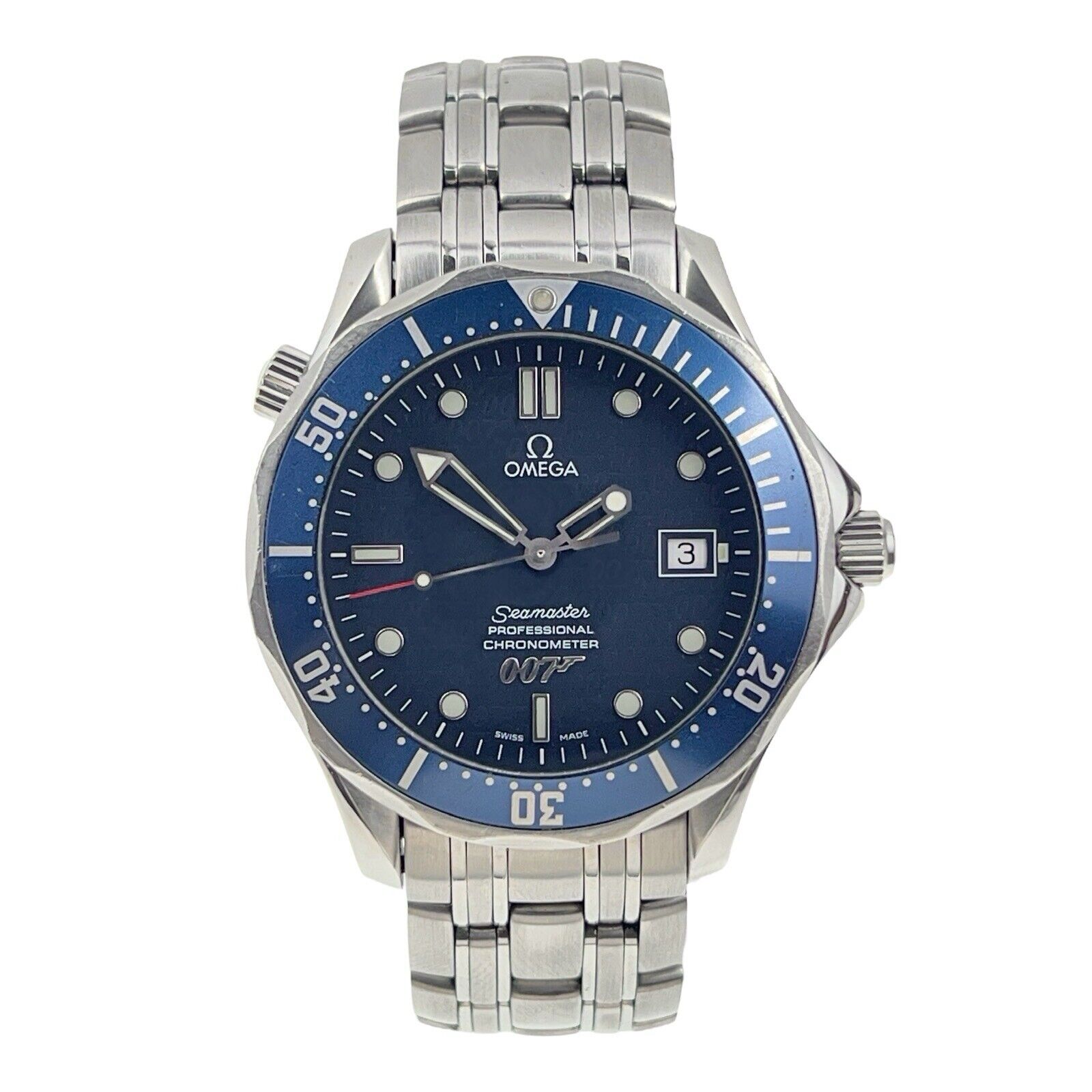 Omega Seamaster Diver 300m 007 Edition Steel Blue Dial 41mm Automatic ...