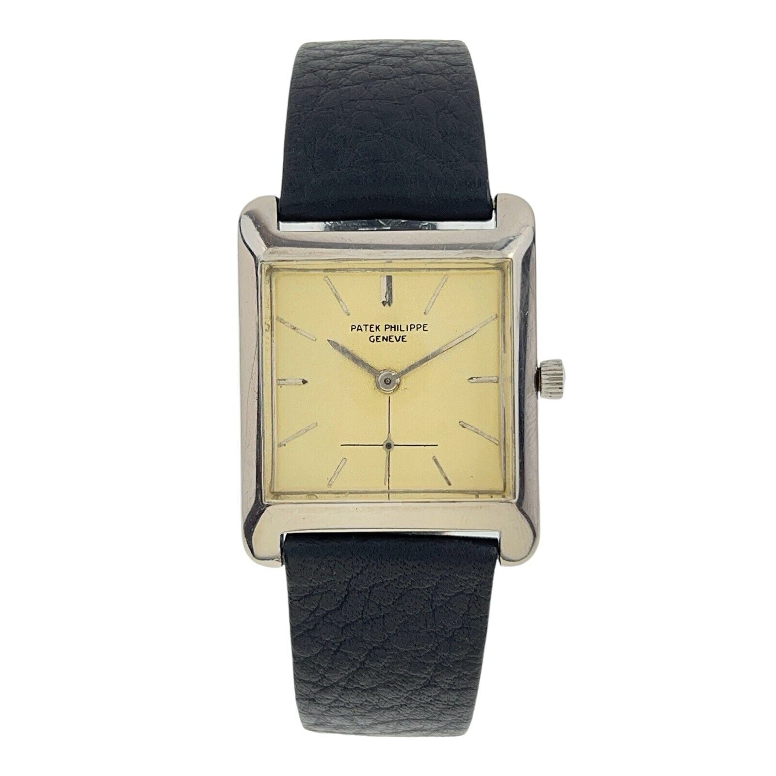 Patek Philippe Geneve 18k White Gold 33mm Manual Wind Movement Mens Wa ...