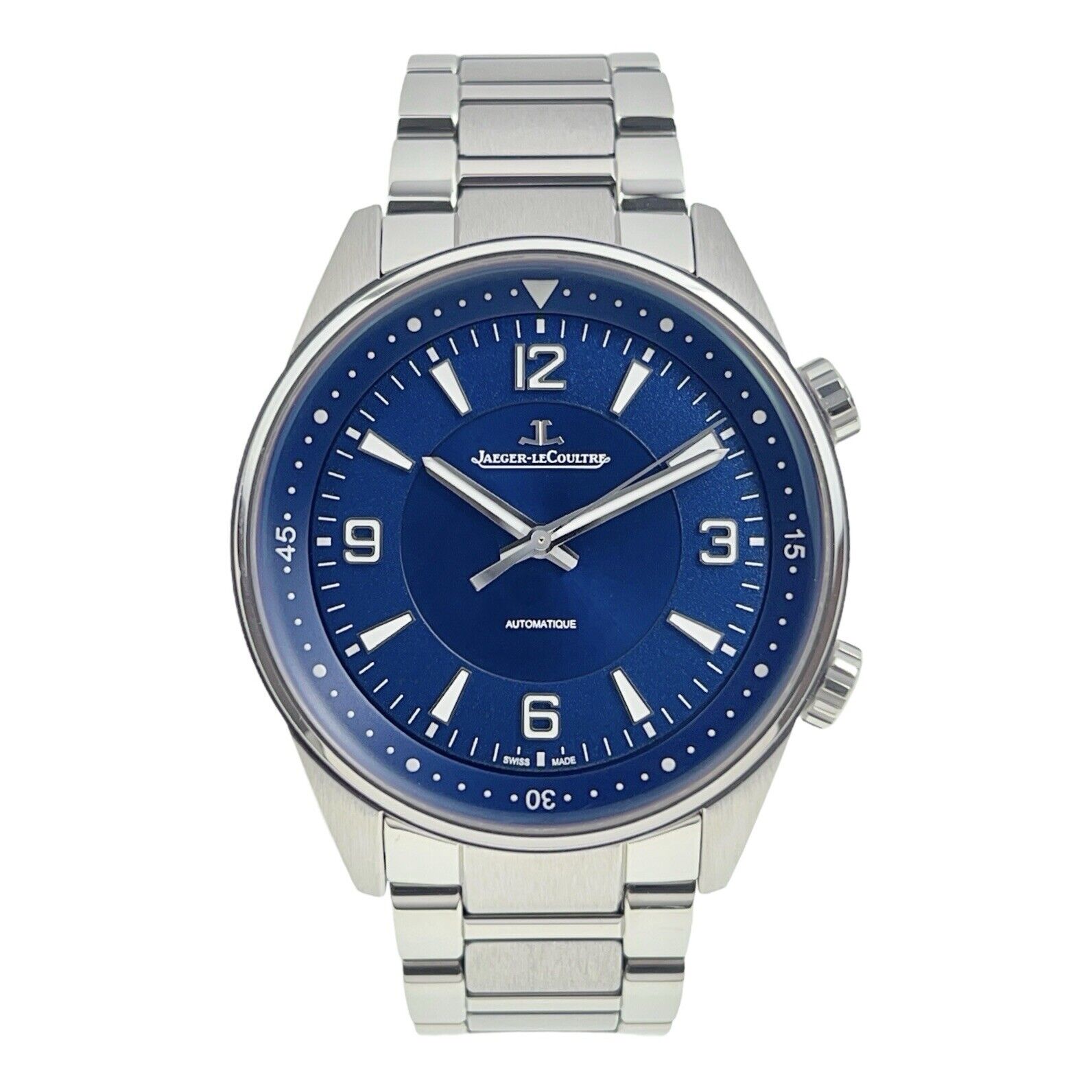 Jaeger LeCoultre Polaris Steel Blue Dial 41mm Automatic Men’s Watch Q9 ...