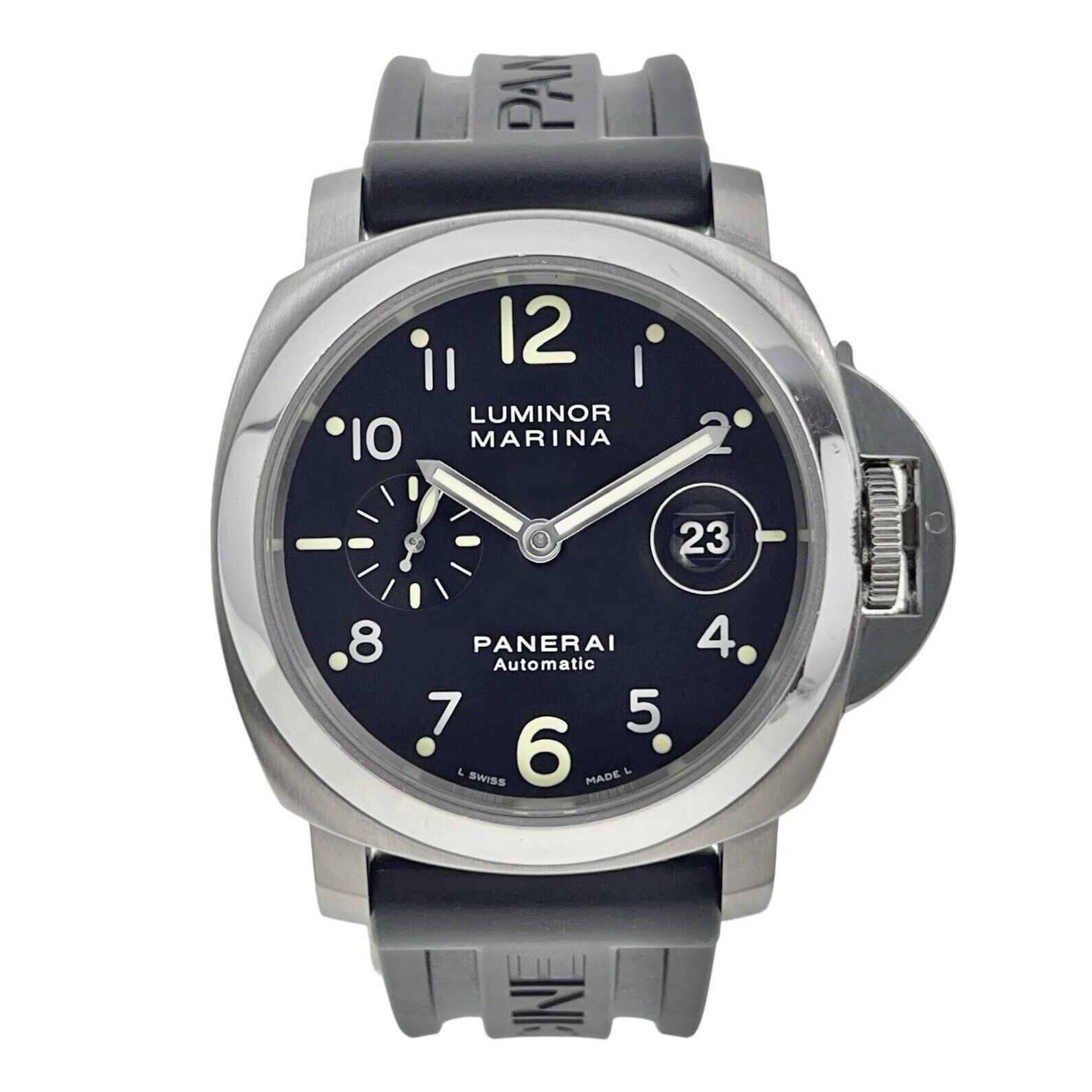 Panerai Luminor Marina Stainless Steel 44mm Automatic Men’s Watch PAM0 ...