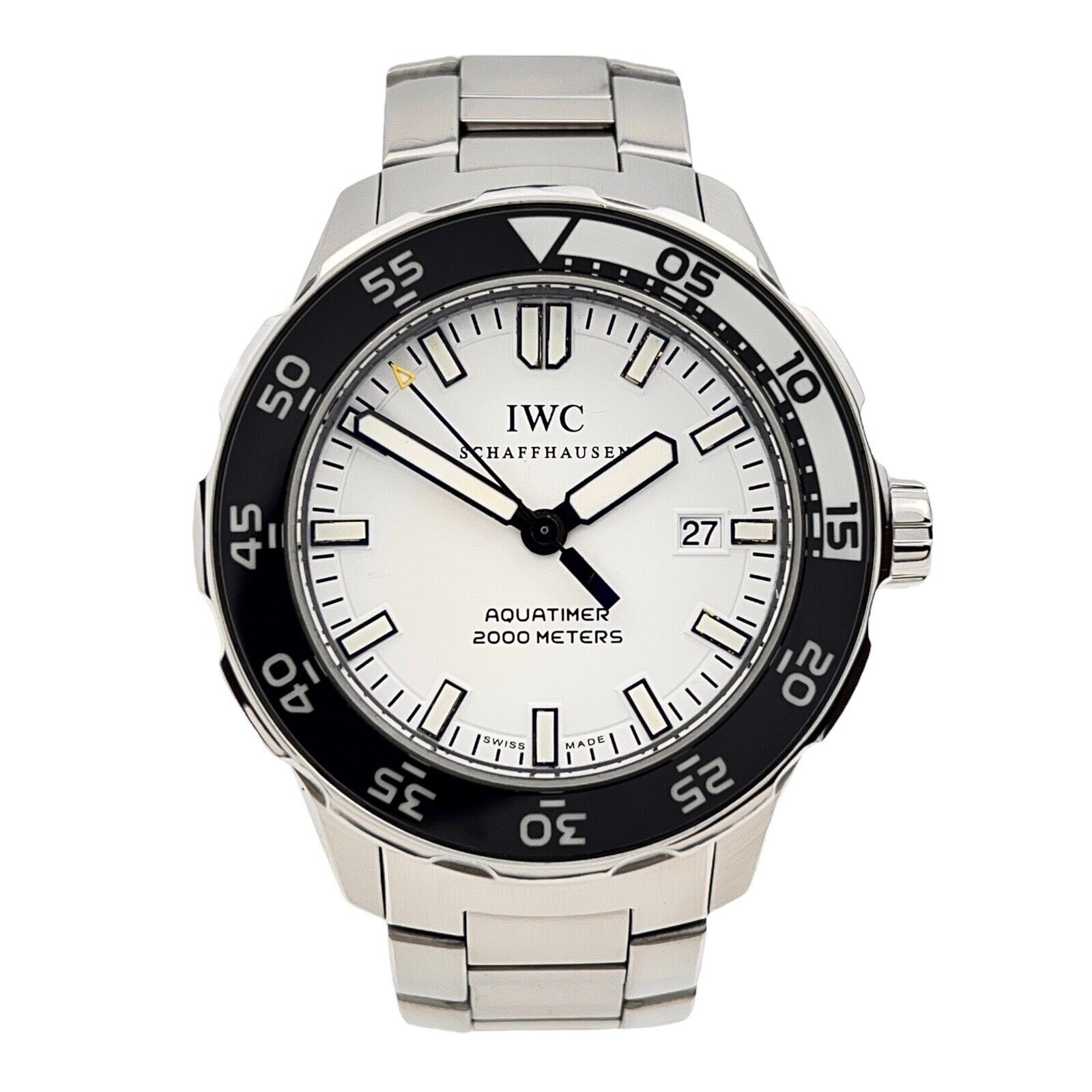 IWC Aquatimer 2000 IW356809 Automatic 44mm Stainless Steel Case Men's ...