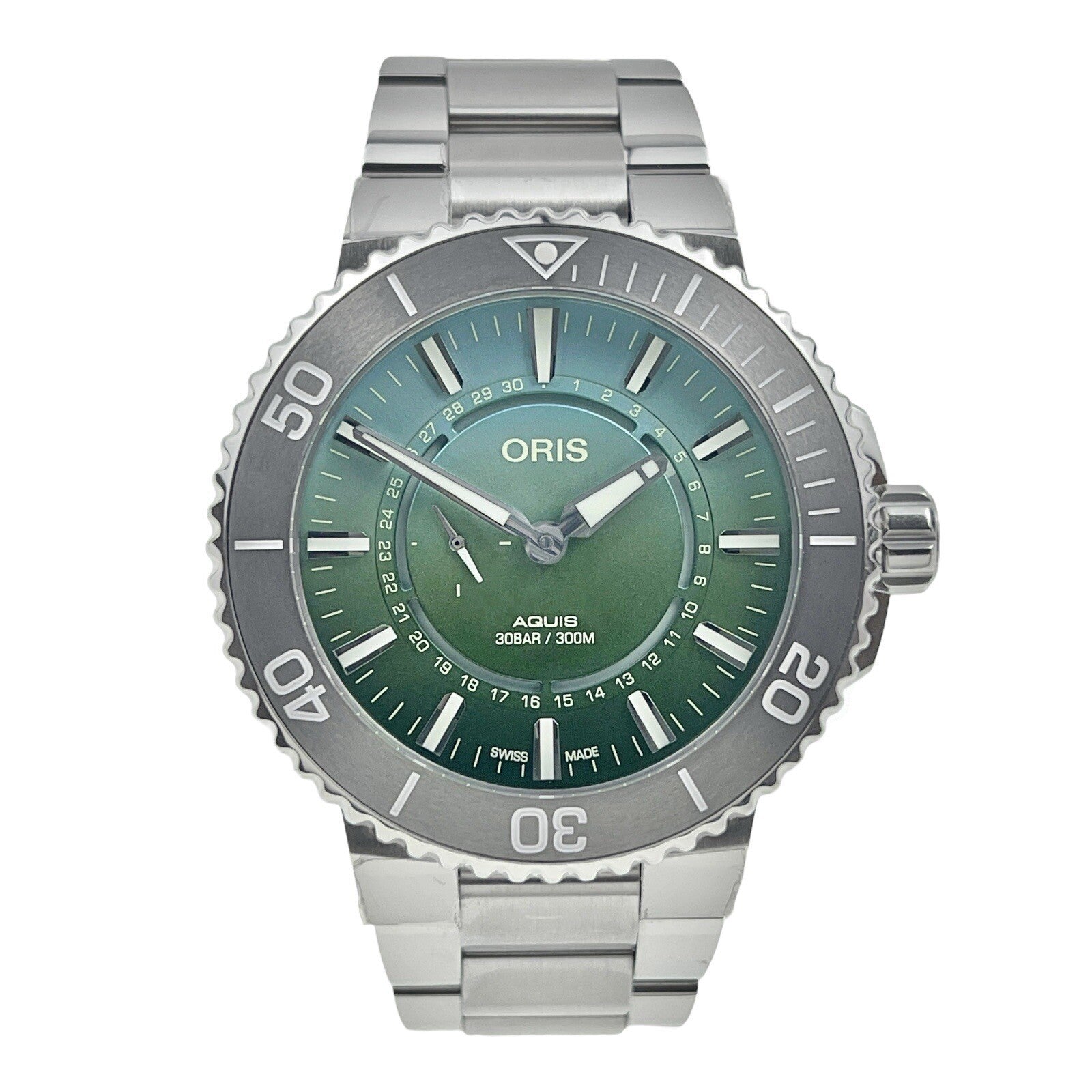 Oris Aquis Dat Watt LE Stainless Steel 43.5mm Automatic Men’s Watch 77 ...