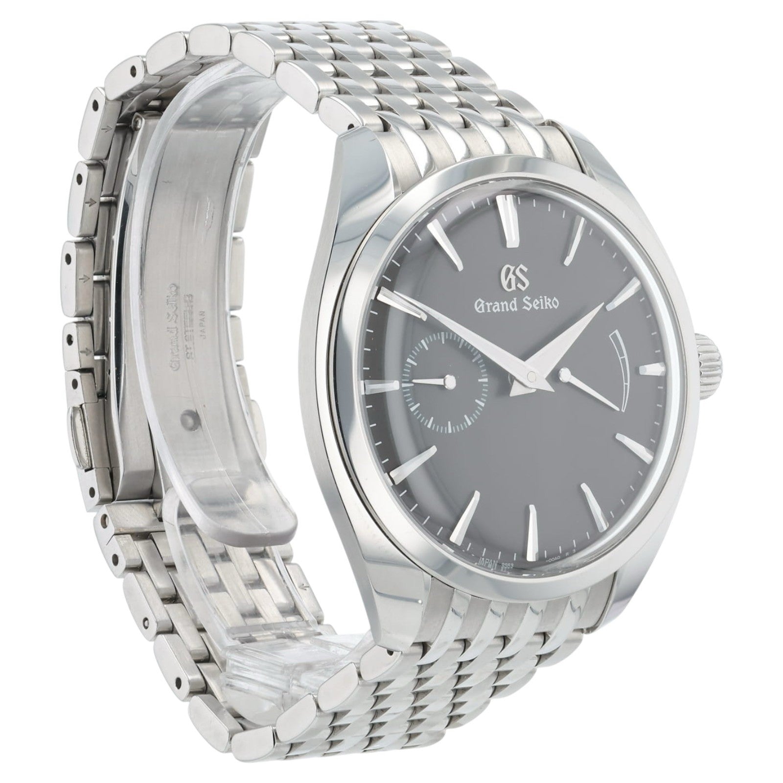 Grand Seiko Stainless Steel Gray Dial 39mm Manual Wind Men’s Watch SBG ...