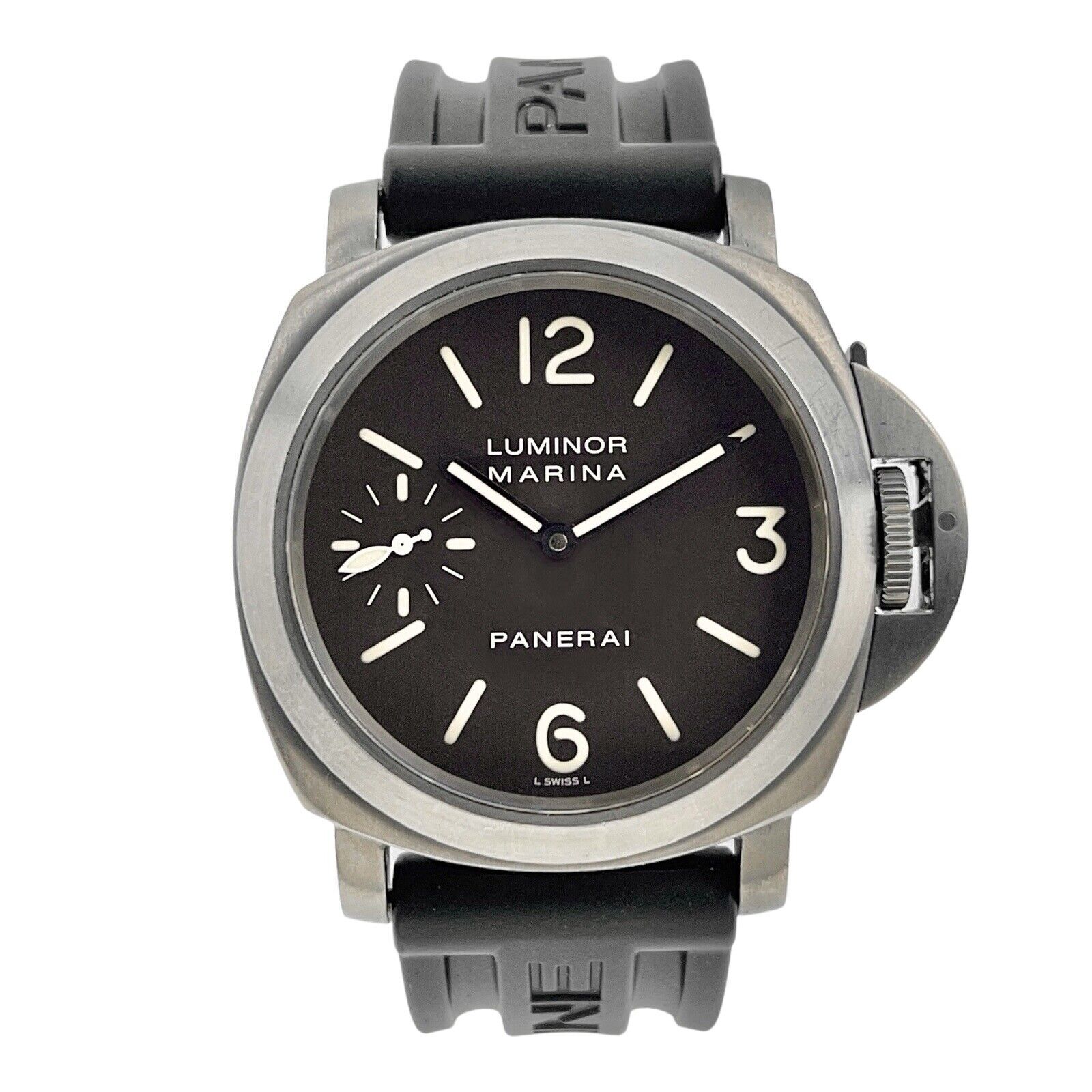 Panerai Luminor Marina Titanium 44mm Manual Wind Men’s Watch PAM00061 ...