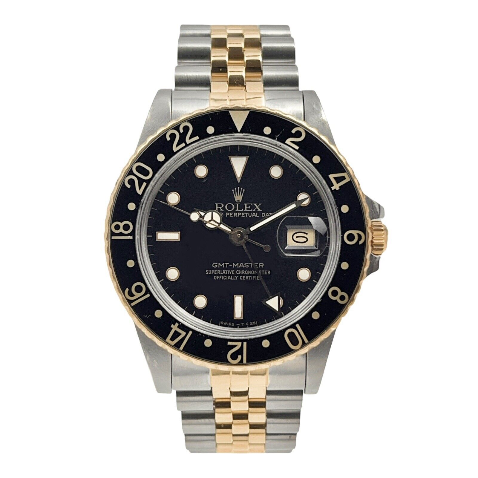 Rolex GMT-Master 40mm Automatic Steel/Yellow Gold Mens Watch Ref. 1675 ...