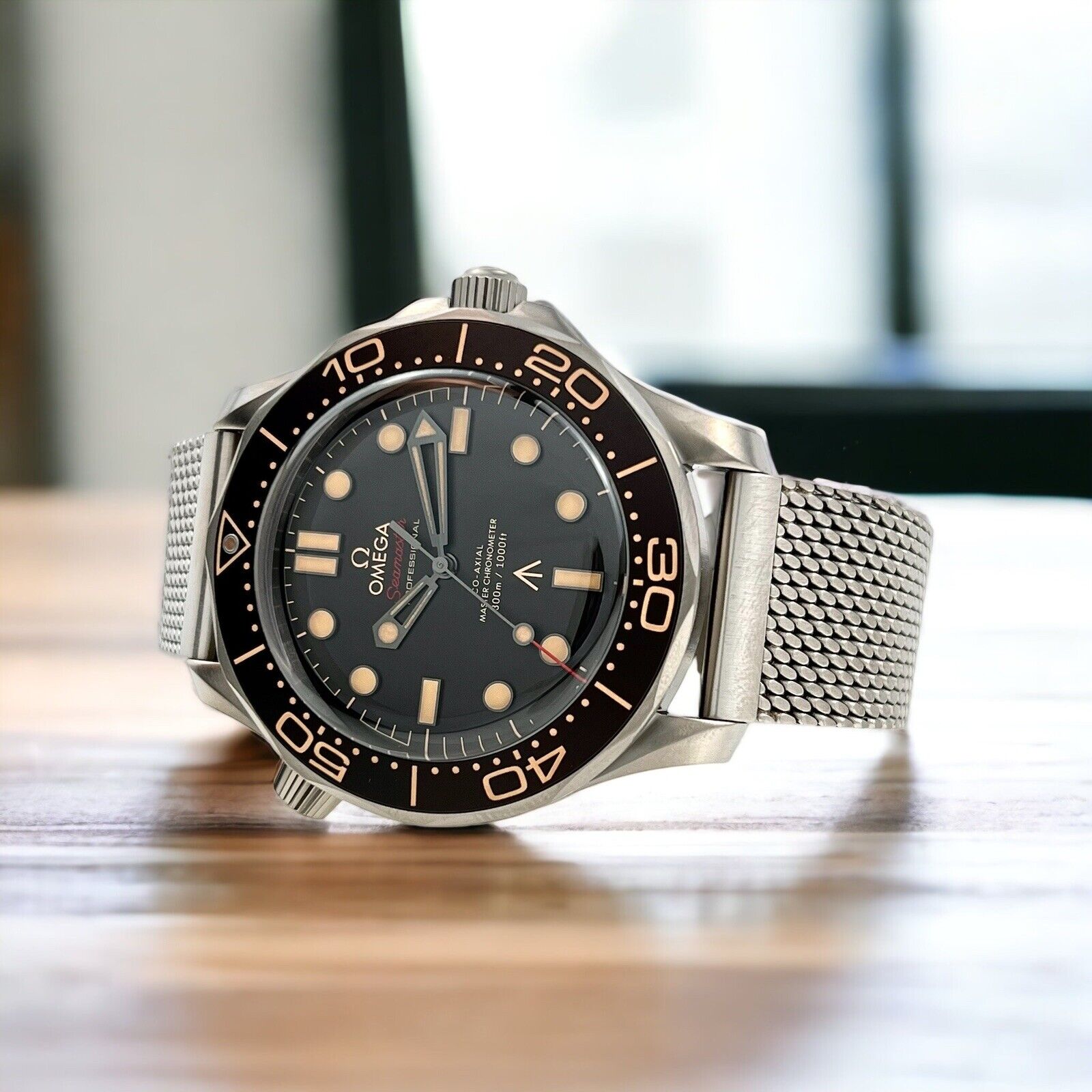 NEW 2024 Omega Seamaster Titanium 007 Watch No Time To Die 210.90.42.2 ...