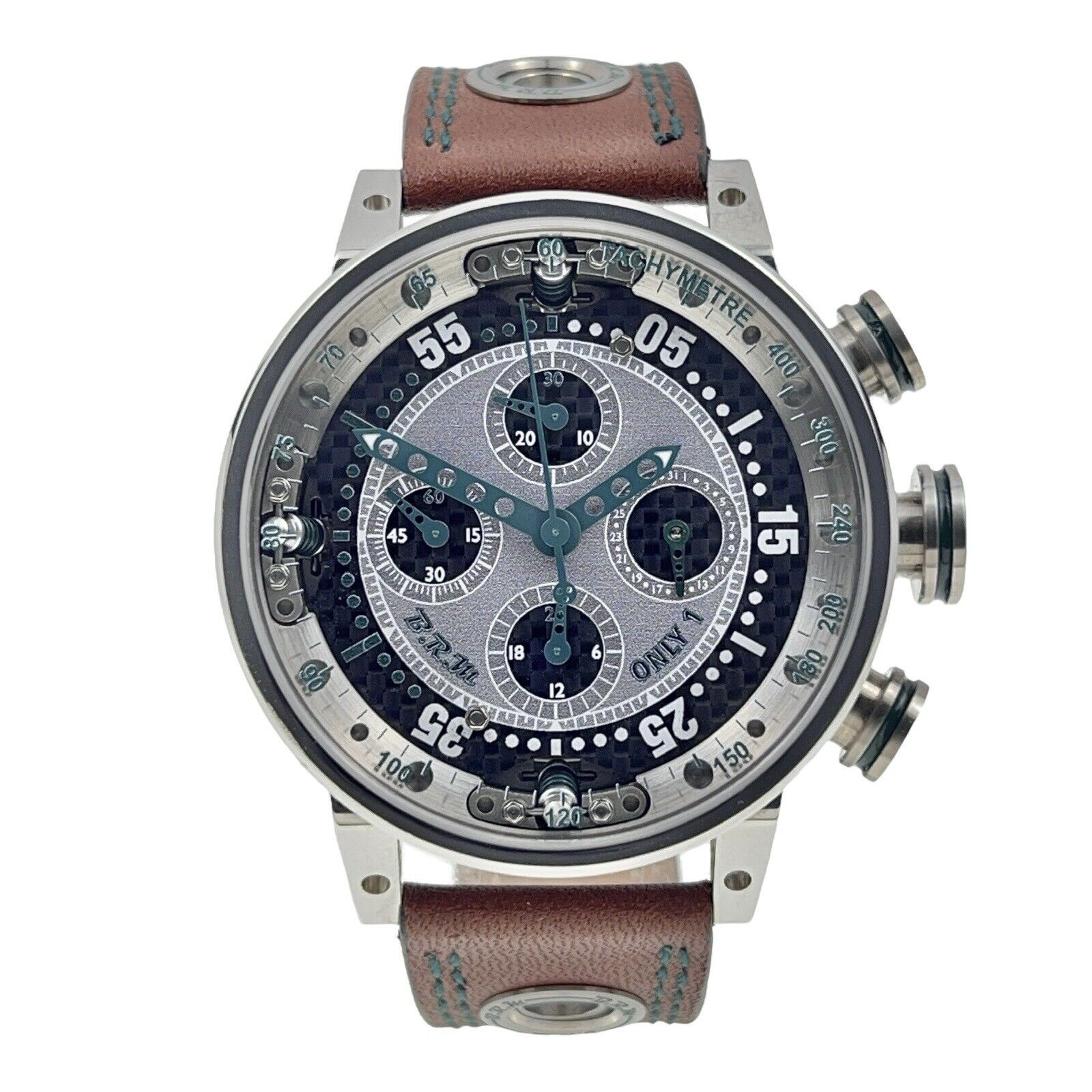 B.R.M. BRM Only 1 Stainless Steel & Titanium Gray Automatic Men’s Watc ...