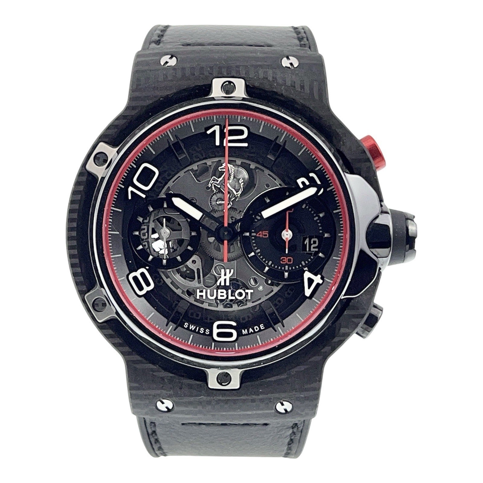 Hublot Classic Fusion Ferrari Carbon Skeleton Dial 45mm Auto Mens 526 ...