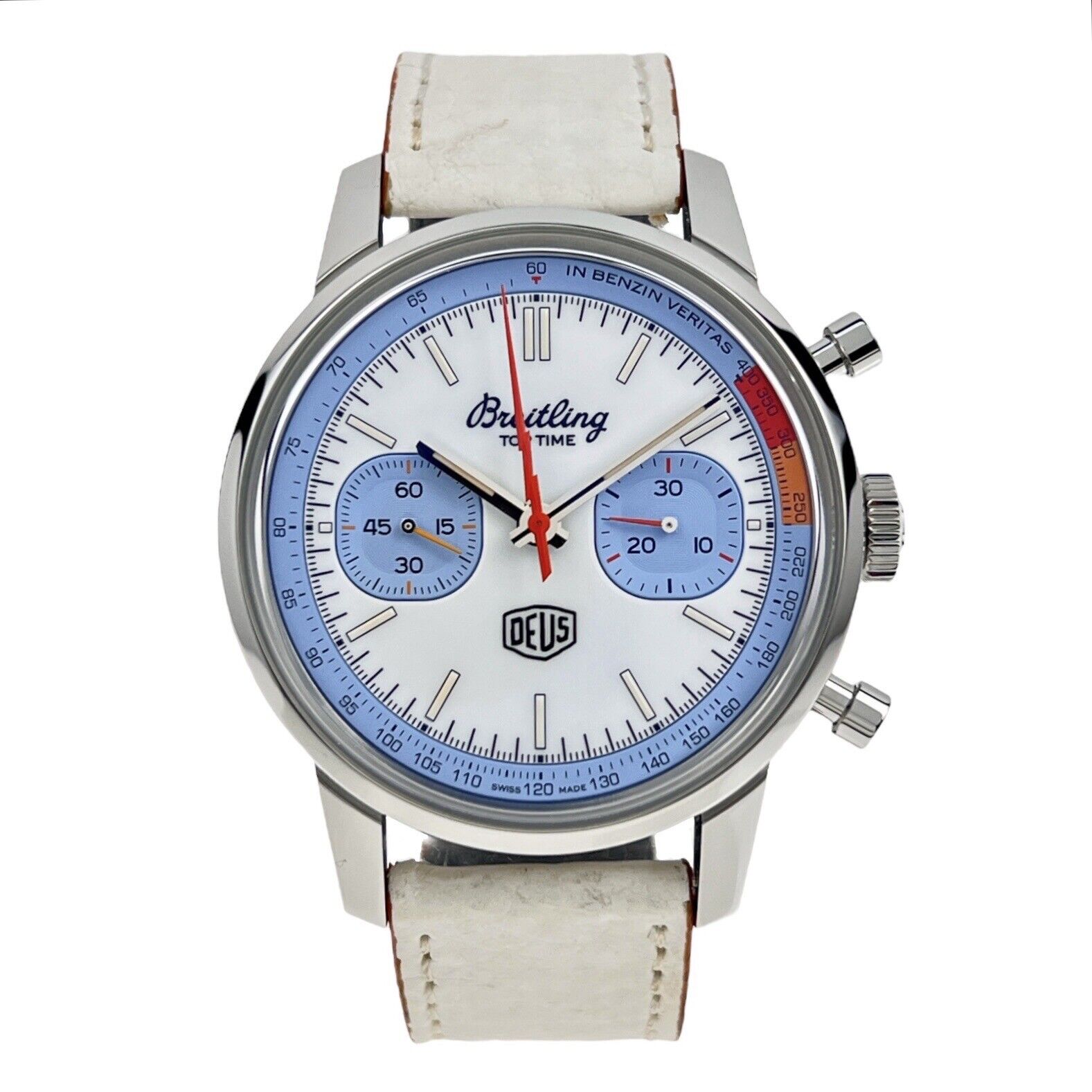 Breitling Top Time Deus Limited Edition Chronograph White Dial Watch 4 ...