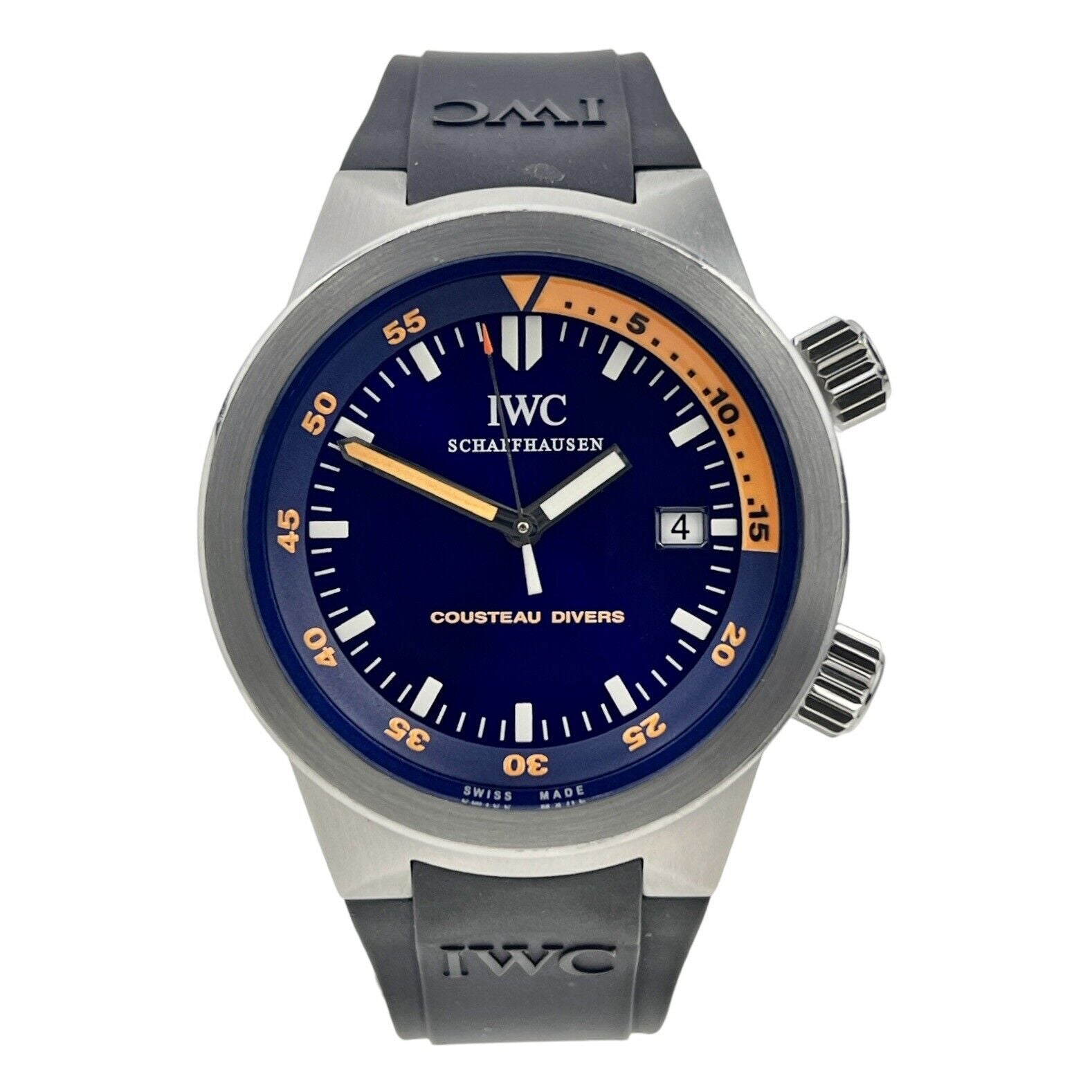IWC Aquatimer Cousteau Divers Automatic 42mm Men’s Watch IW354806 Box ...