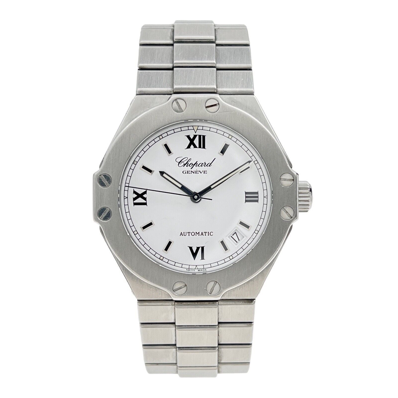 Vintage Chopard St. Moritz Automatic Watch Ref. 8300 W/ Service Card ...