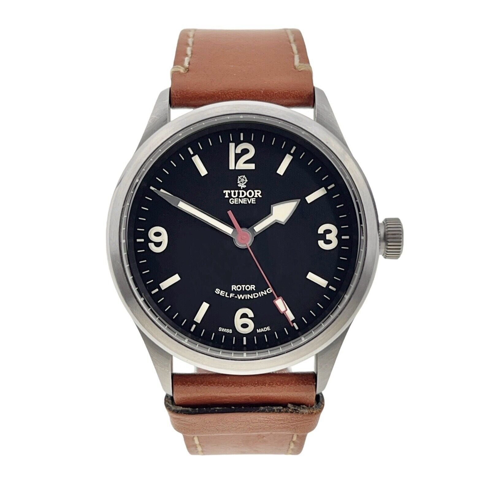 Tudor Heritage Ranger Stainless Steel Black 41mm Automatic Men’s Watch ...