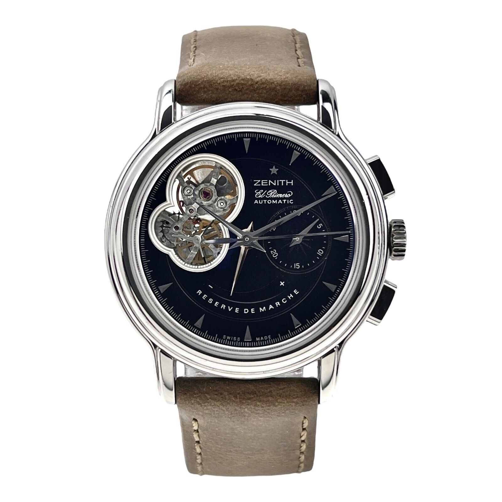 Zenith Chronomaster Open-Heart El Primero Steel Mens 40mm Watch ...