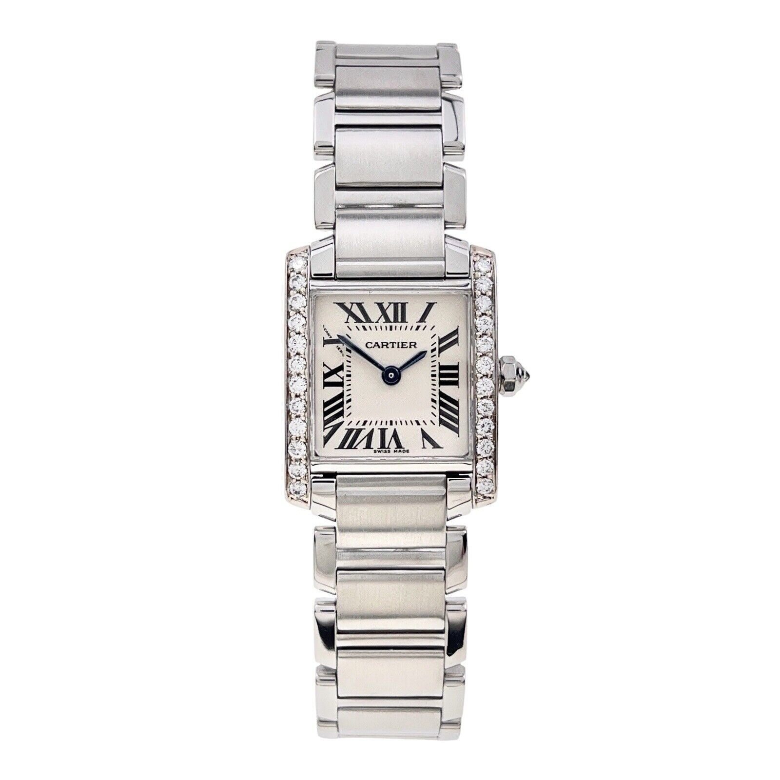 Cartier Tank Francaise Steel 20x25mm Quartz Movements Women’s Watch 23 ...