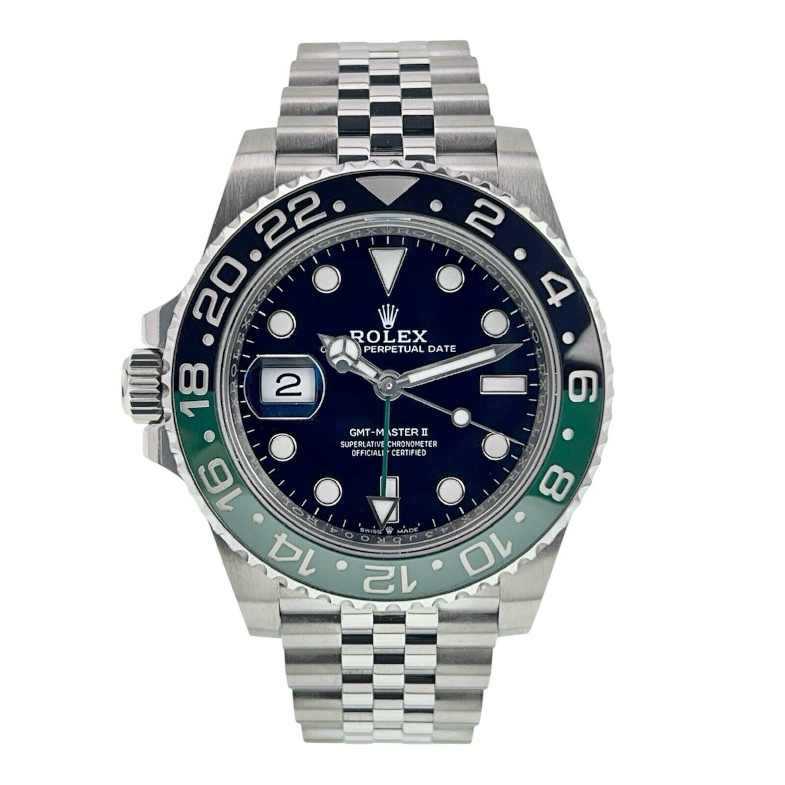 Rolex GMT-Master II Sprite Steel Black Dial 40mm Automatic Men’s Watch ...