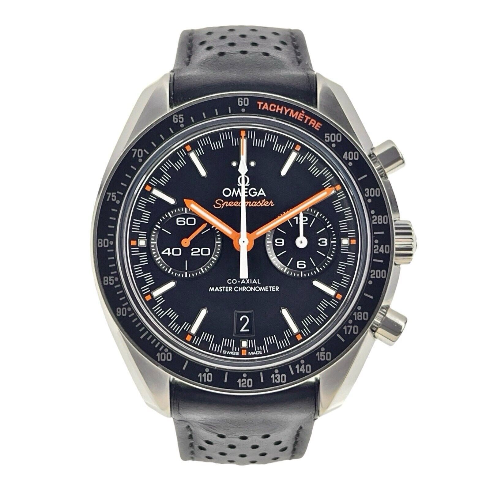 Omega Speedmaster Racing Steel Black 44mm Automatic Men’s 329.32.44.51 ...