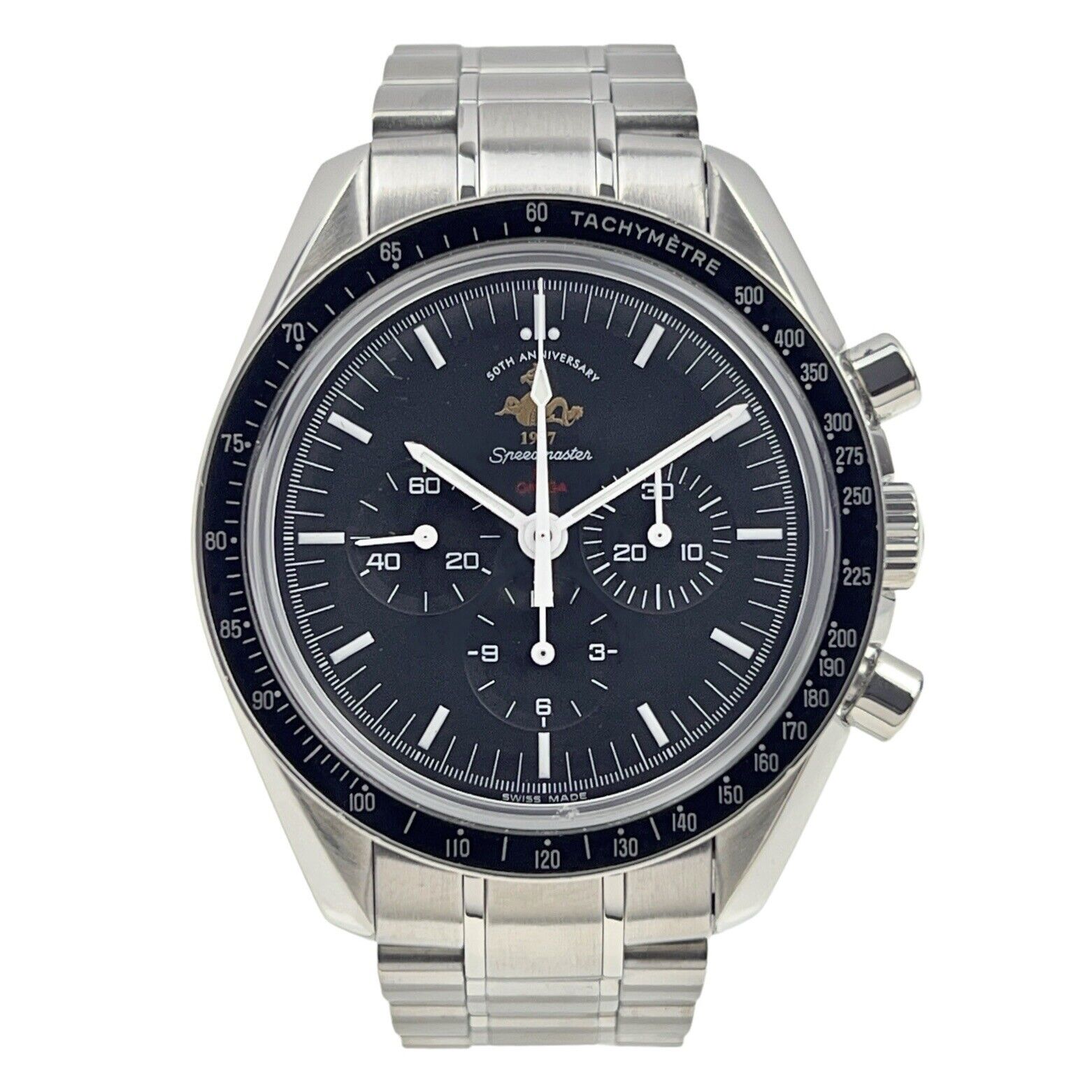 Omega Speedmaster Moonwatch 50th Anniversary Steel 42mm Men’s Manual W ...