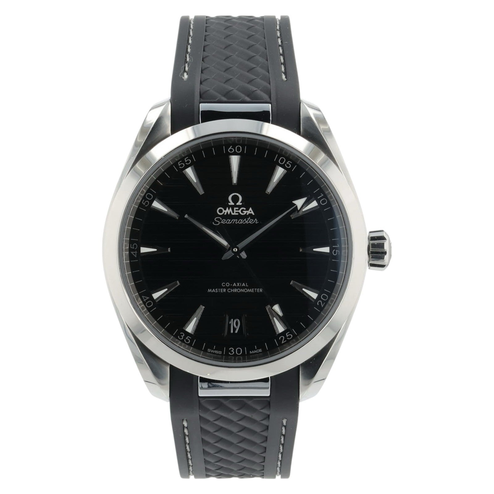Omega Seamaster Aqua Terra Steel Black Dial 41mm Automatic Men's Watch ...