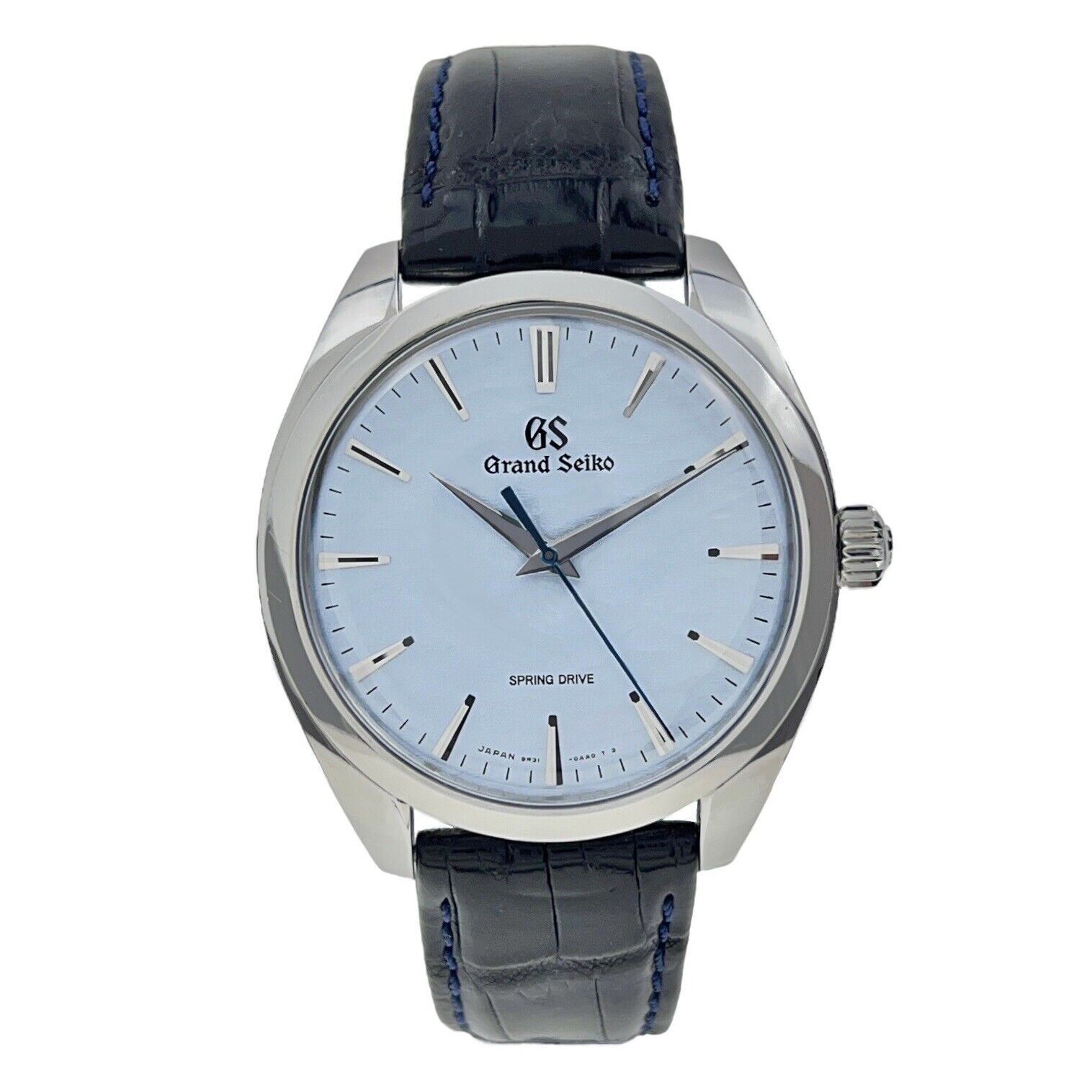Grand Seiko Elegance Stainless Steel Blue Manual Wind Men’s Watch SBGY ...