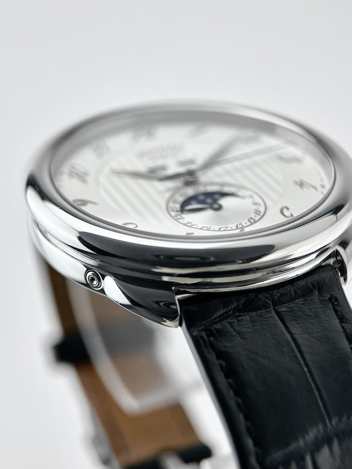 Hermes Moonphase 43mm Automatic Movement AR8.810 Stainless Steel Watch ...