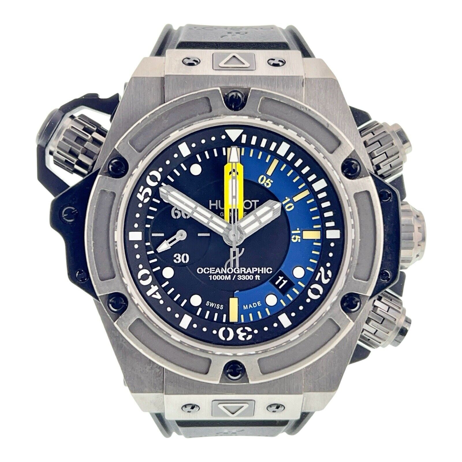 Hublot King Power Titanium Black Dial 48mm Automatic Men’s Watch 732.N ...